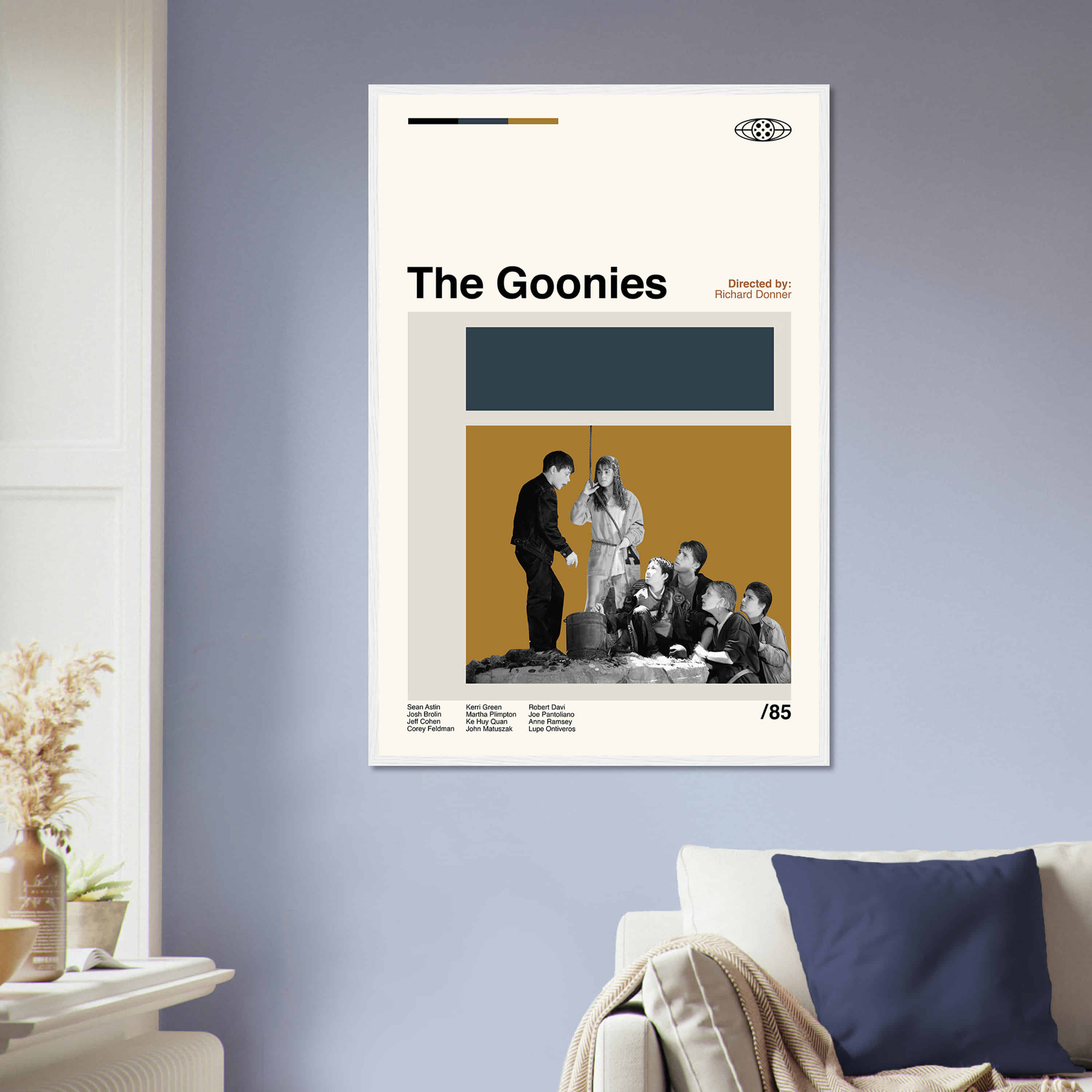 The Goonies Movie Poster, The Goonies Print, Vintage Style Film Wall Art - Citiesbox