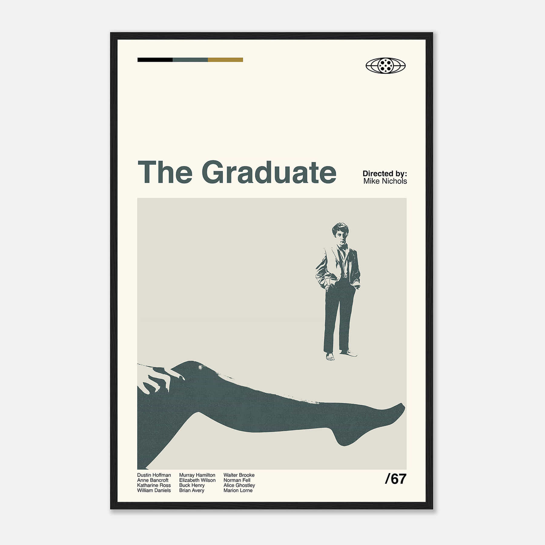 The Graduate Movie Poster, The Graduate Print, Modern Movie Poster ...