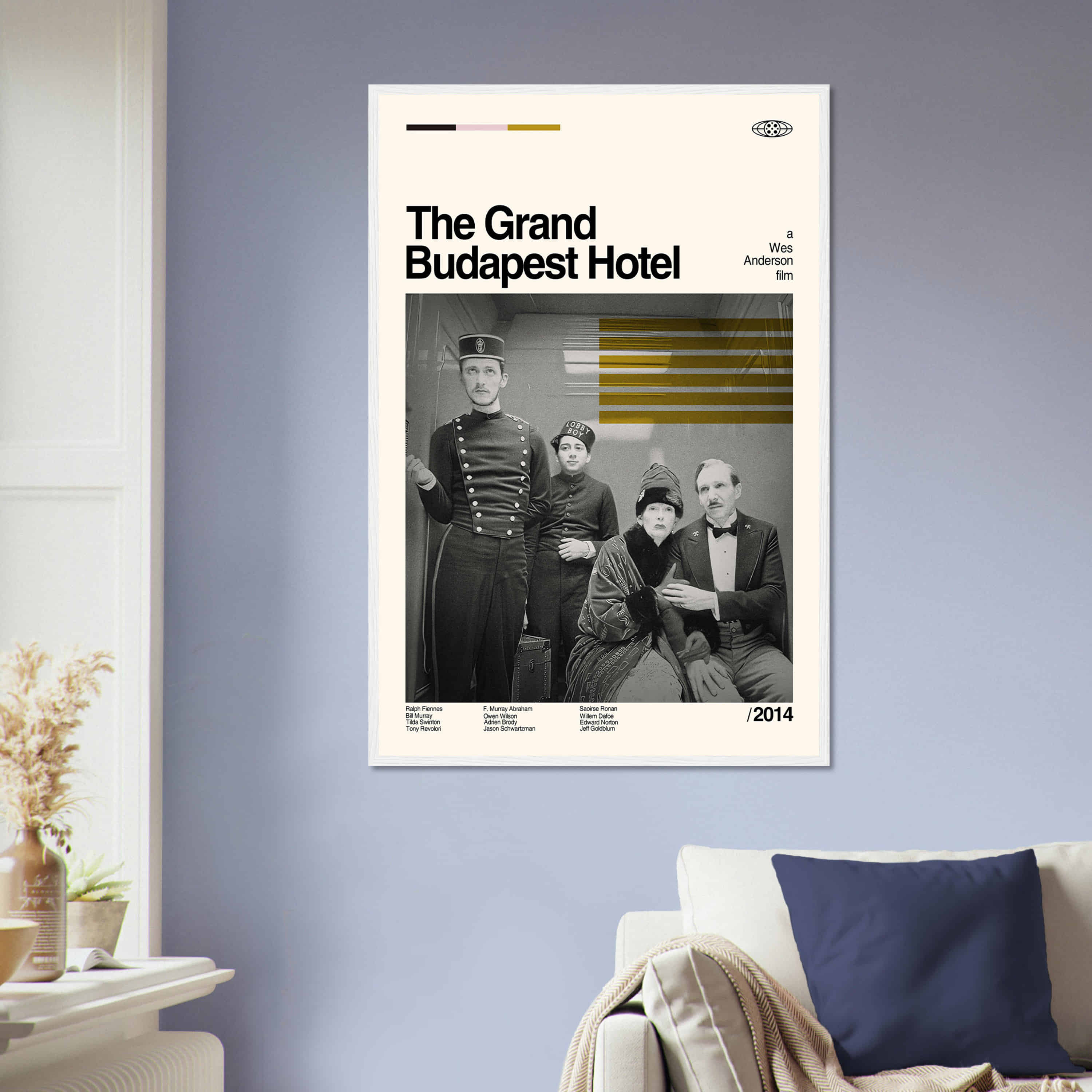 The Grand Budapest Hotel Movie, Album Film Poster, Mid Century Art ...