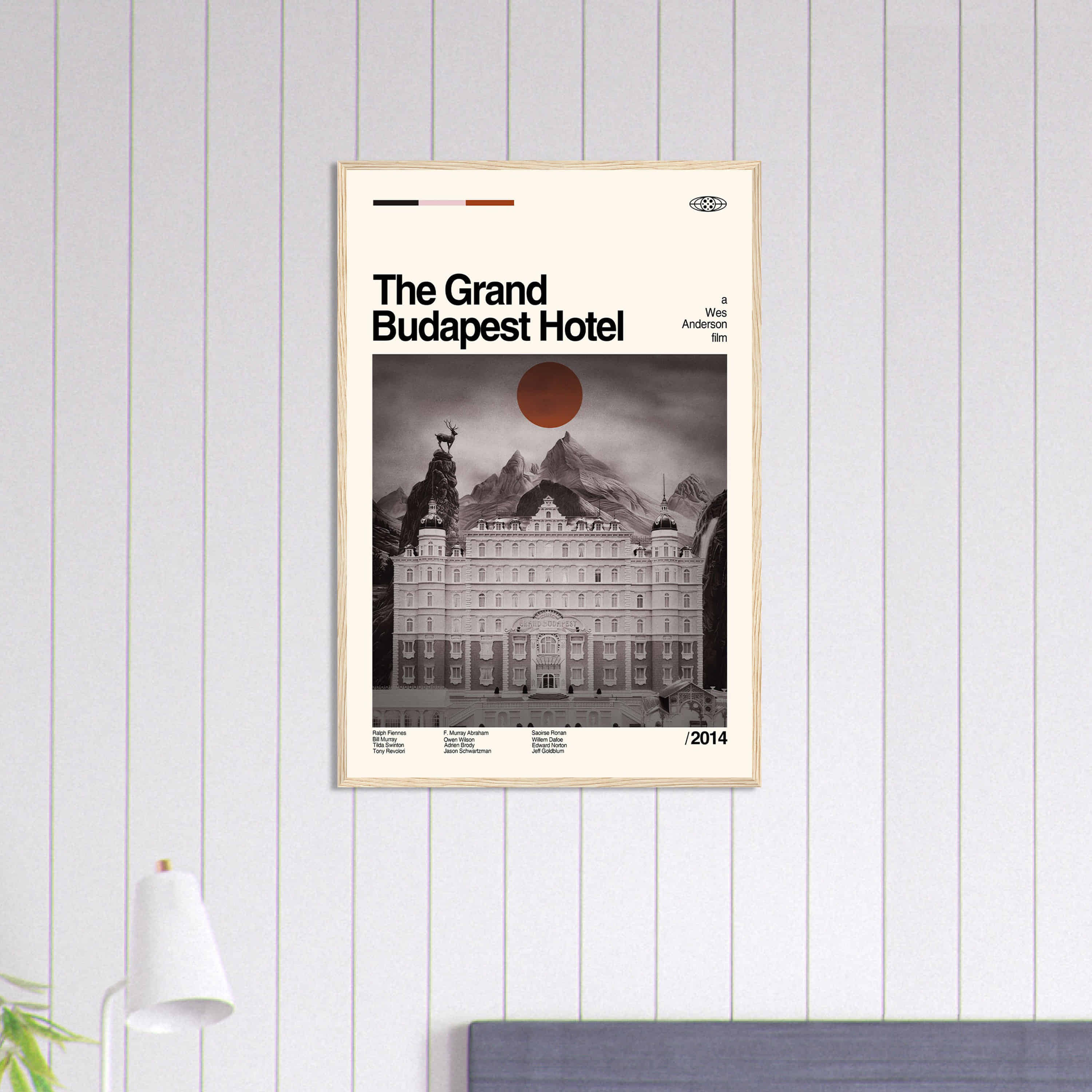 The Grand Budapest Hotel Movie, Vintage Poster, Minimalist Art - Citiesbox