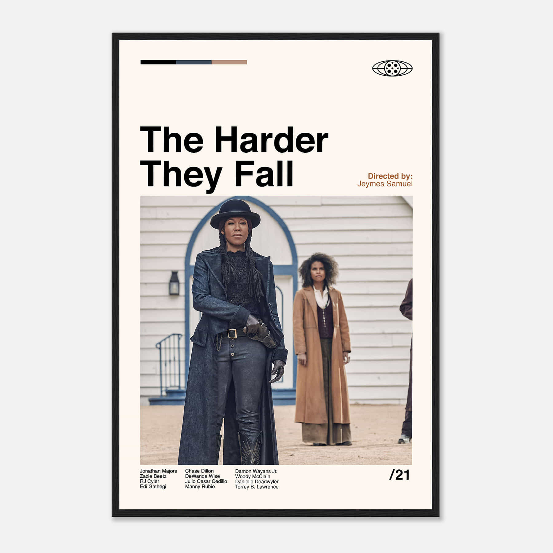 The Harder They Fall Movie Poster, The Harder They Fall Print, Wall Art ...