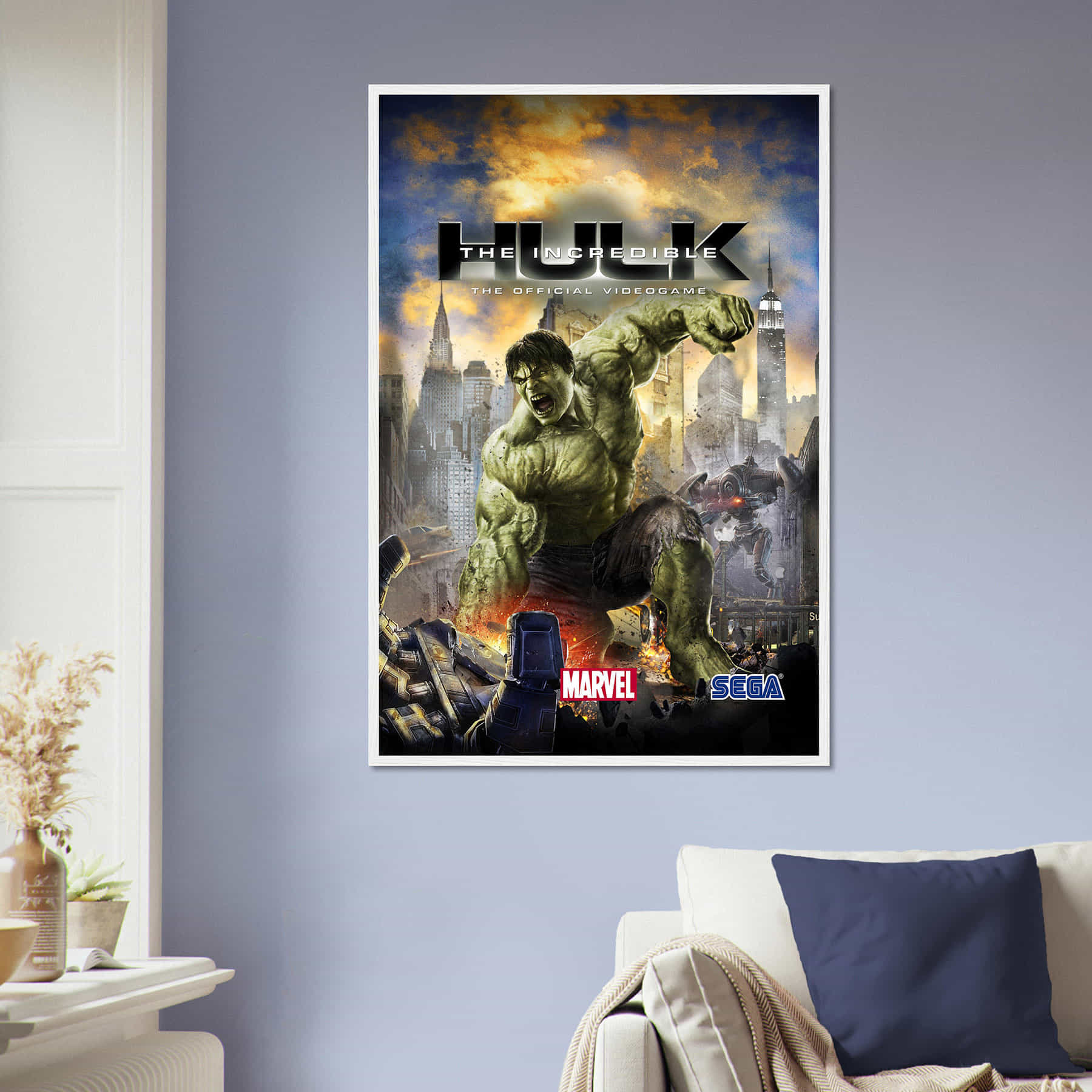The Incredible Hulk Movie Poster, Classic Vintage Movie Poster, Edward ...
