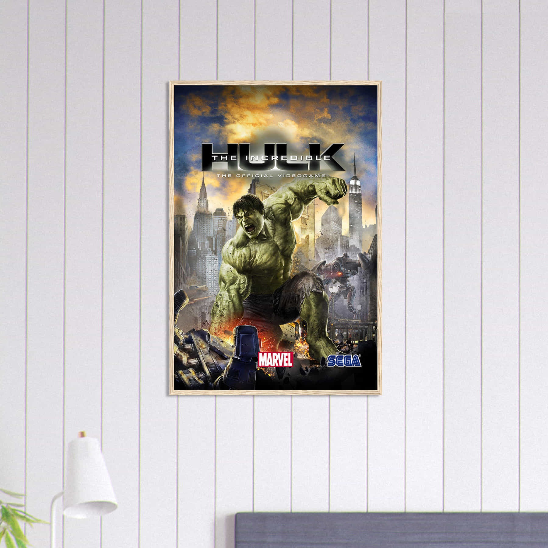The Incredible Hulk Movie Poster, Classic Vintage Movie Poster, Edward ...
