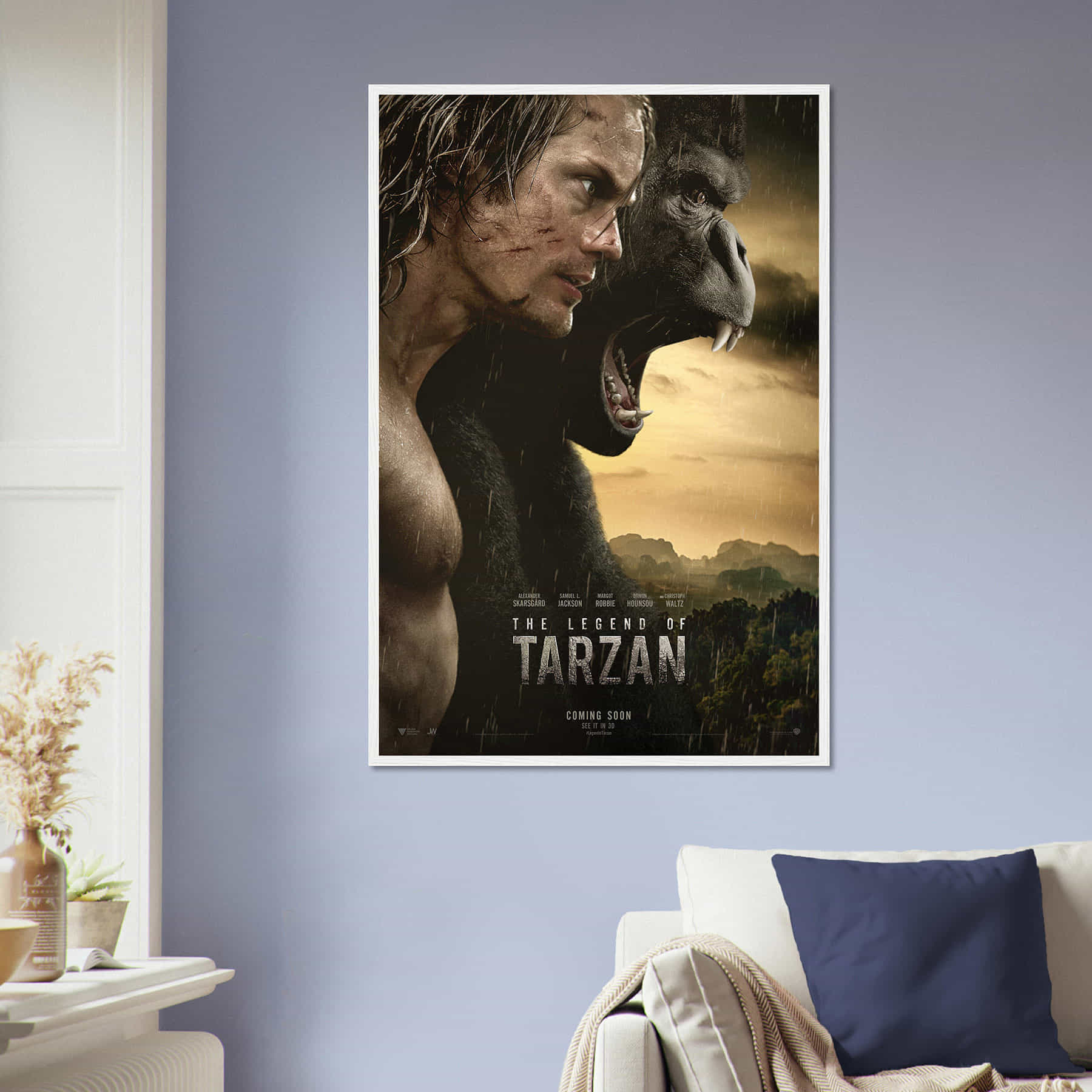 The Legend of Tarzan Movie Poster, The Legend of Tarzan (2016) Classic Vintage Movie Poster ...