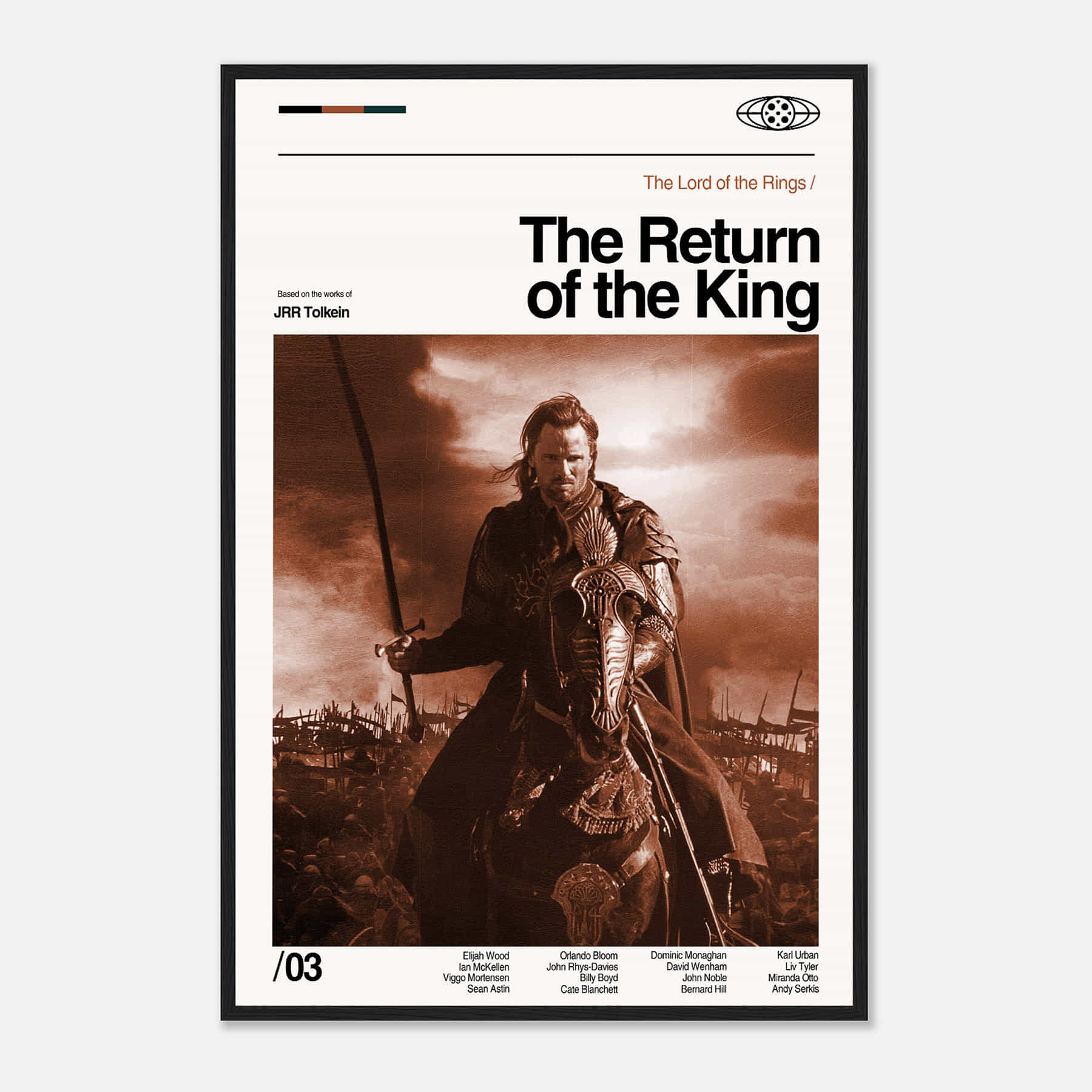 The Lord of the Rings The Return of the King Movie Poster, Vintage ...