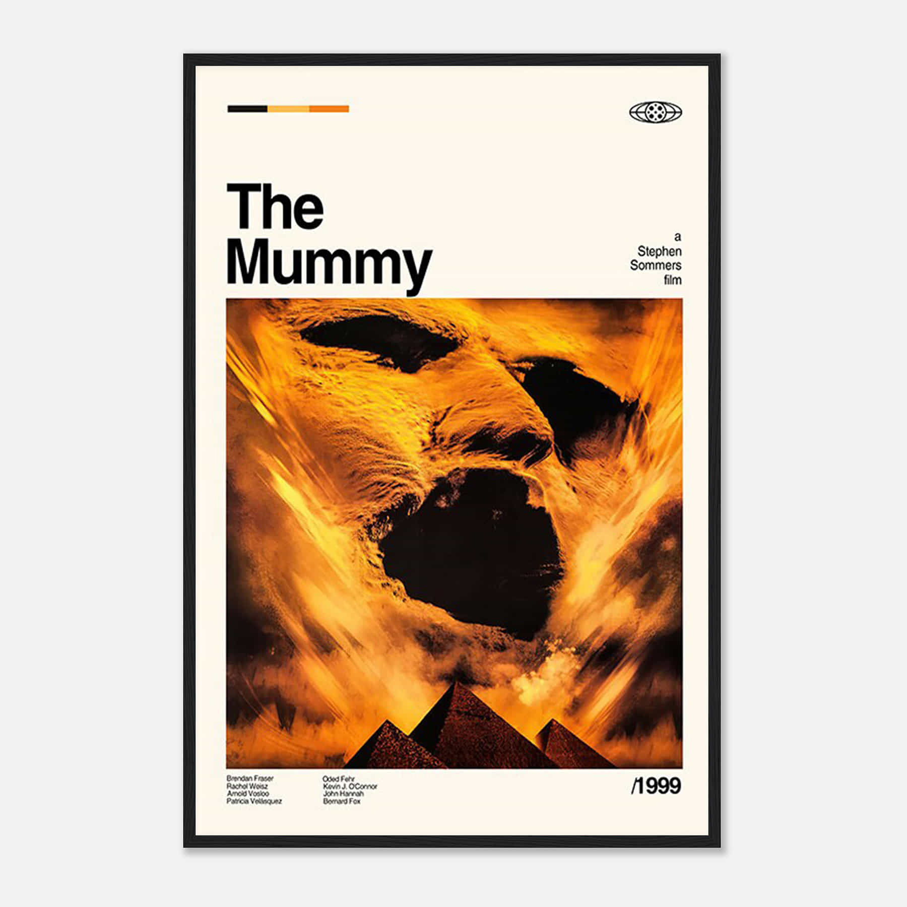 The Mummy Poster, Retro Movie Poster, Minimalist Art - Citiesbox