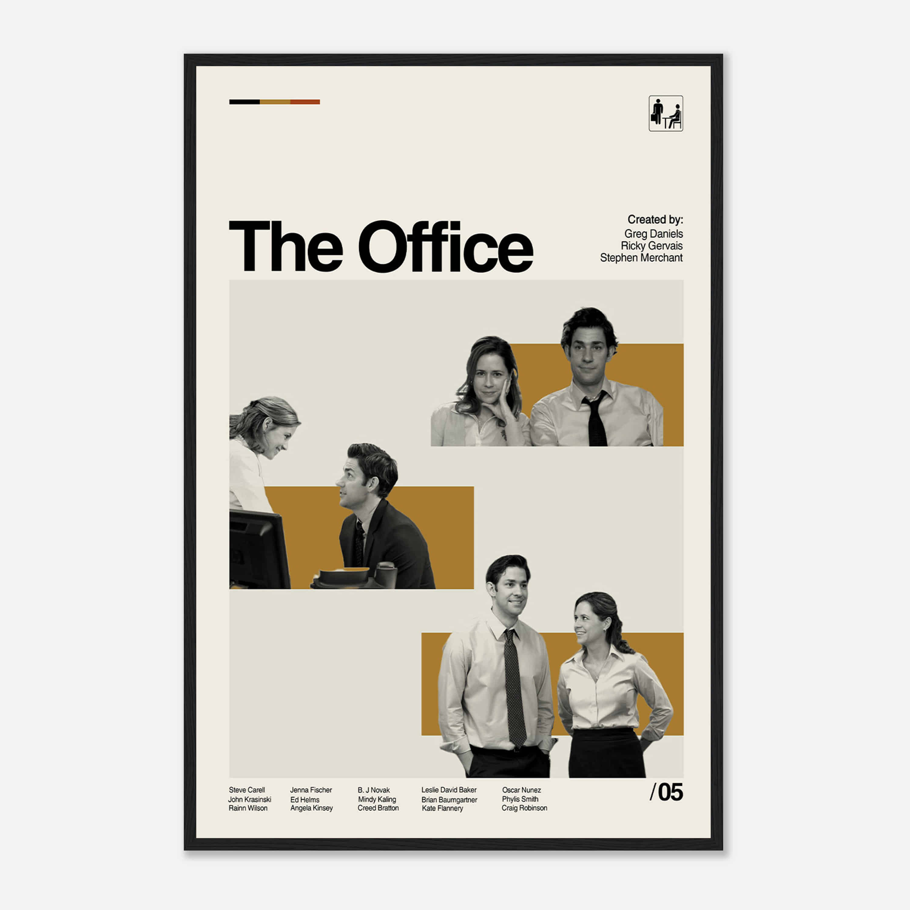 The Office Movie Poster, Steve Carell, Retro Movie - Citiesbox