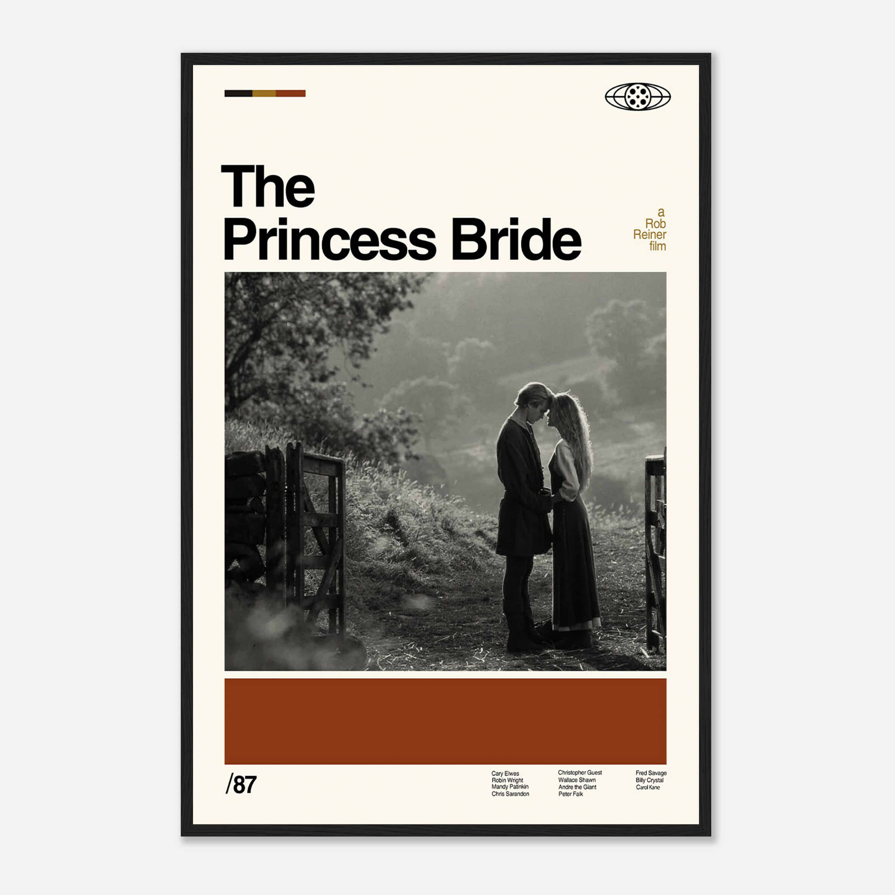 The Princess Bride Poster, Rob Reiner Movie, Vintage Modern - Citiesbox