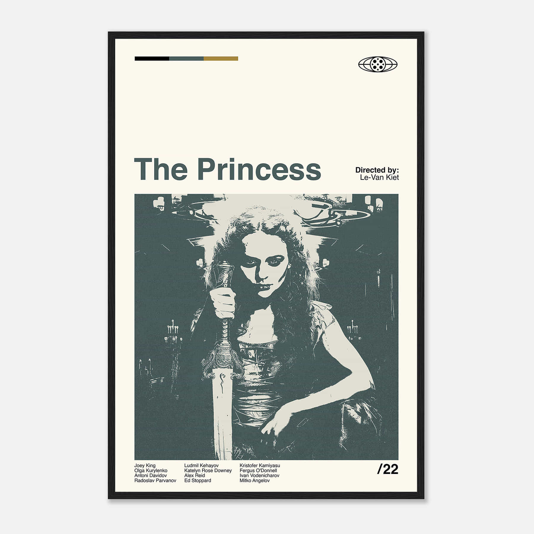 The Princess Movie Poster, The Princess Print, Retro Movie Poster ...