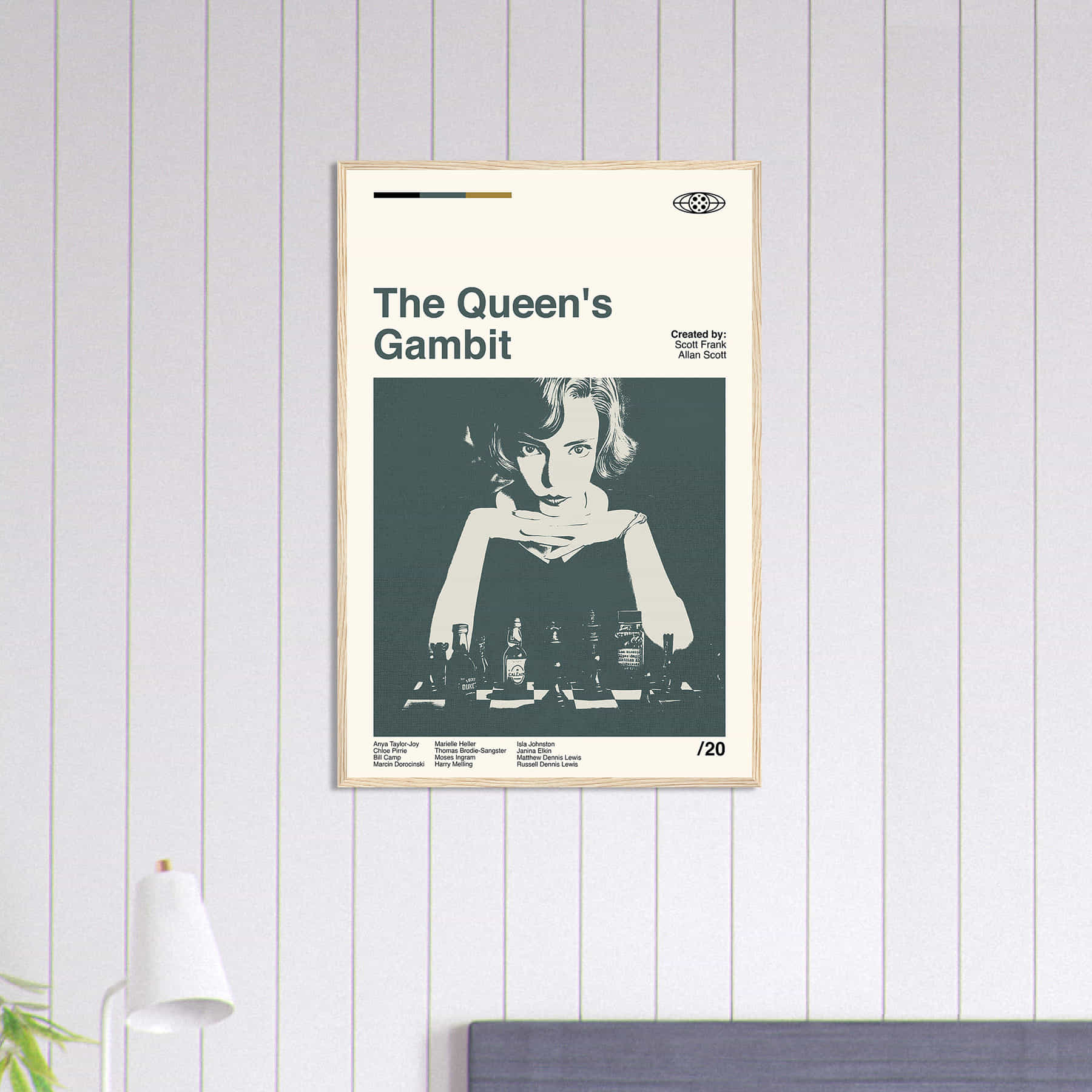 The Queens Gambit Poster, The Queens Gambit Art, Queens Gambit - Citiesbox
