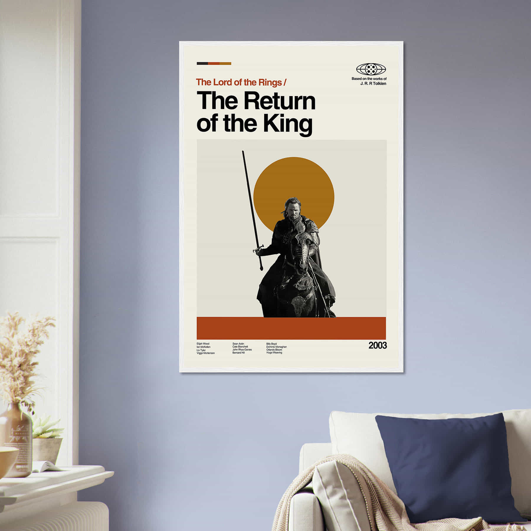 The Return Of The King Poster, Lord Of The Rings, Minimalist Poster DS2 ...