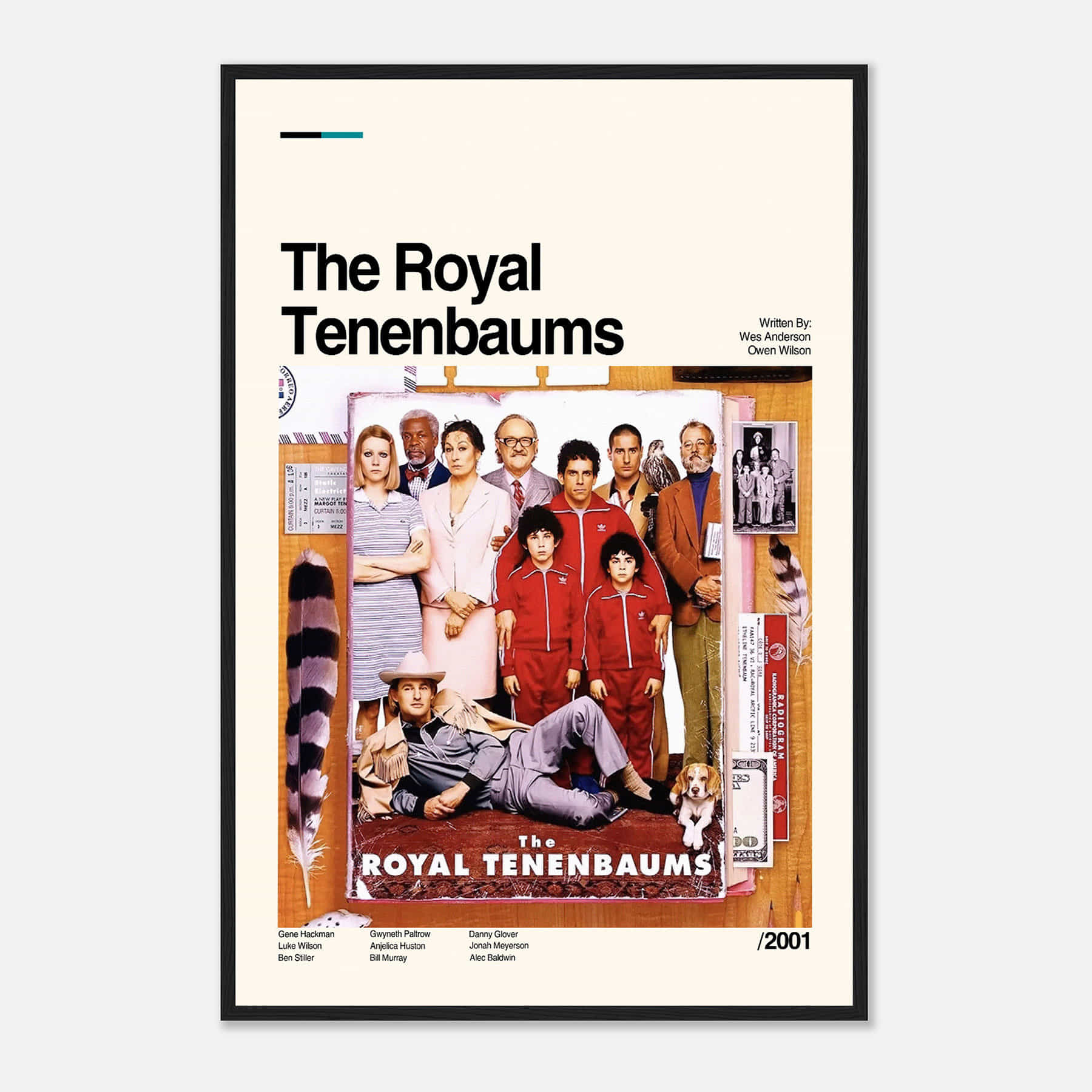 The Royal Tenenbaums Movie, The Royal Tenenbaums Poster, Abstract ...