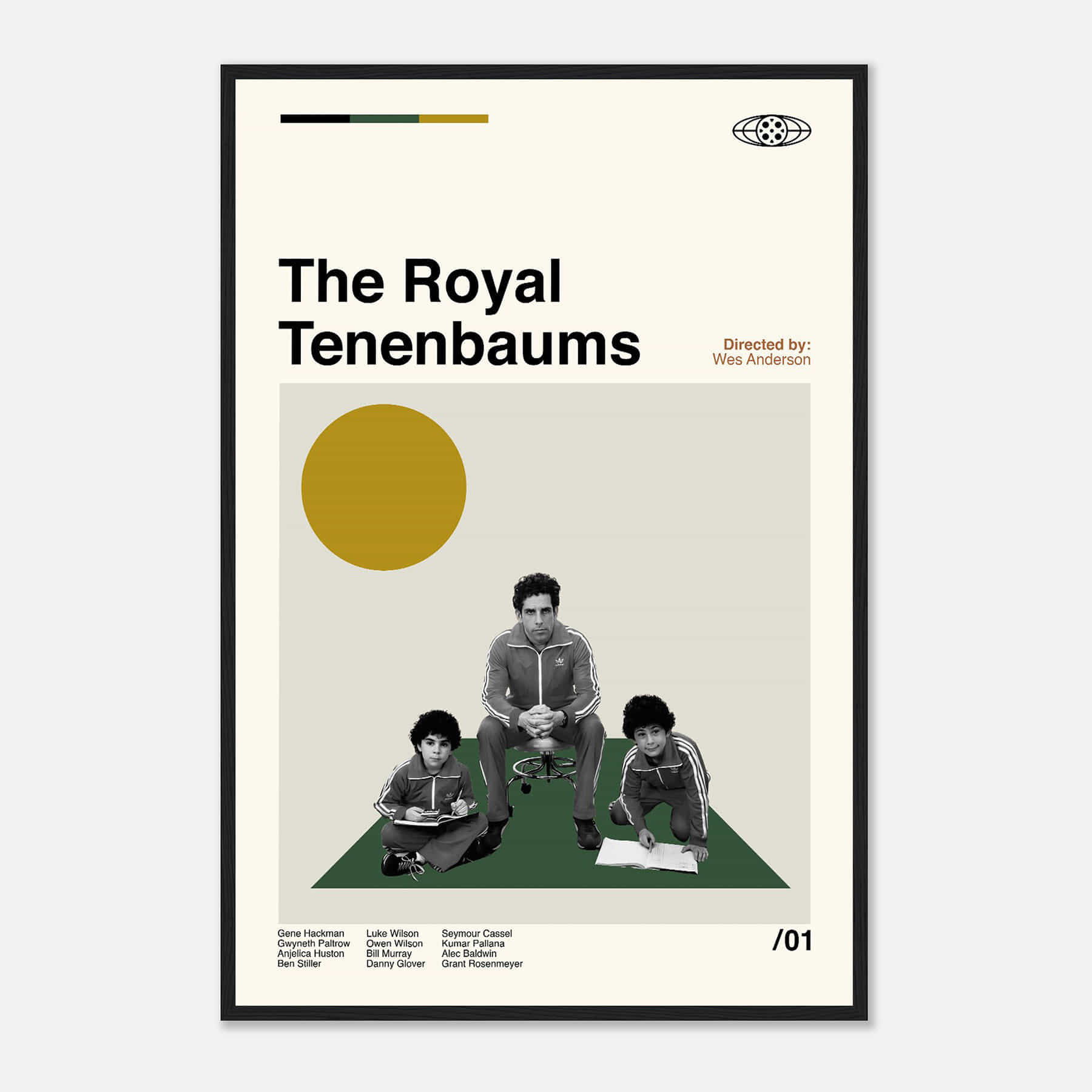 The Royal Tenenbaums Movie, Wes Anderson Poster, Custom Print - Citiesbox