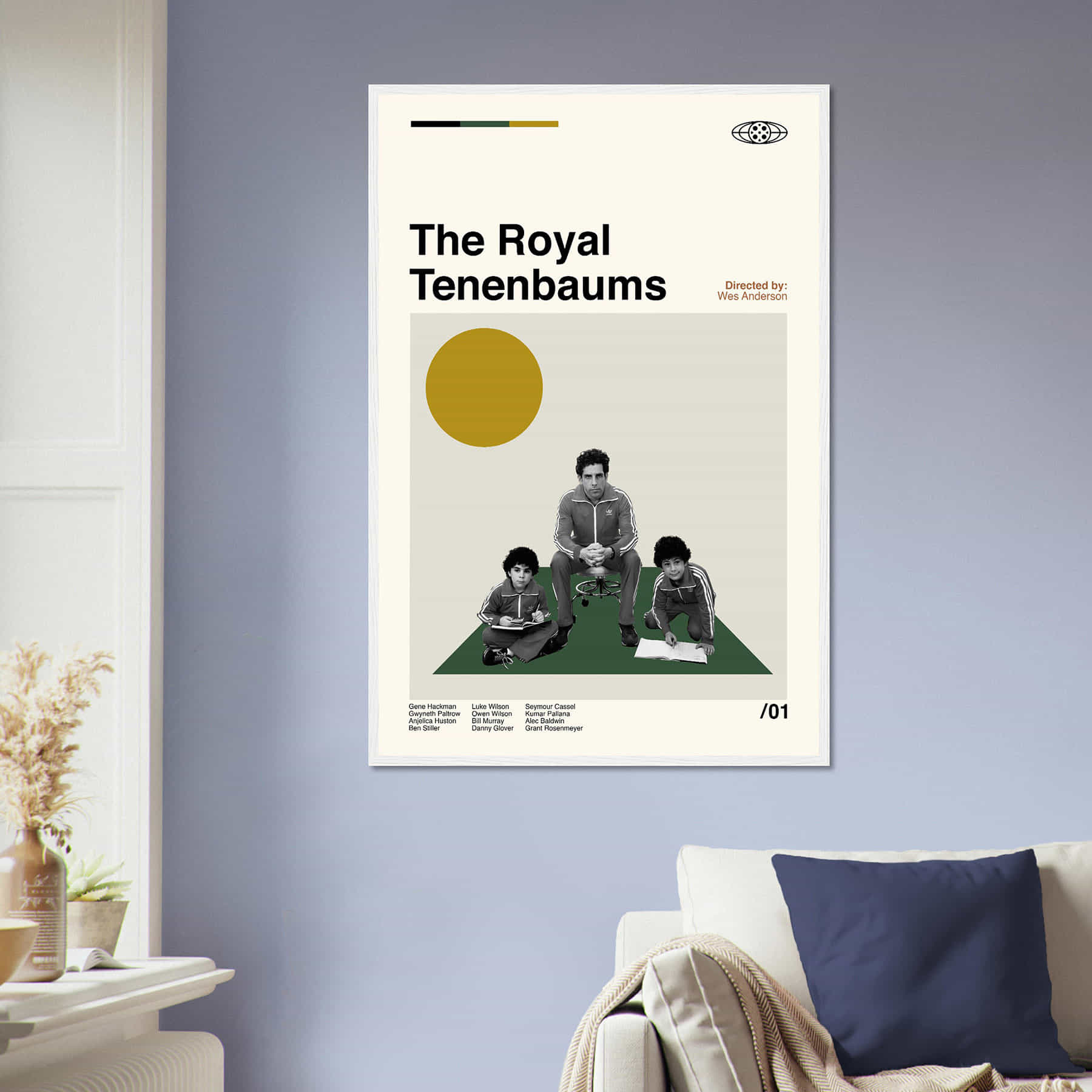 The Royal Tenenbaums Movie, Wes Anderson Poster, Custom Print - Citiesbox