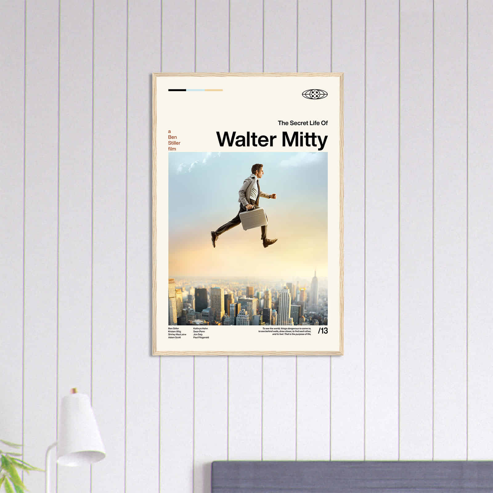 The Secret Life Of Walter Mitty Poster, Retro Movie Poster, Vintage ...