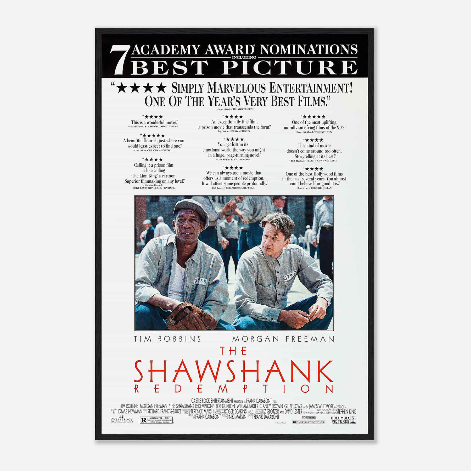 The Shawshank Redemption Movie Poster, Drama Home Decor, The Shawshank ...