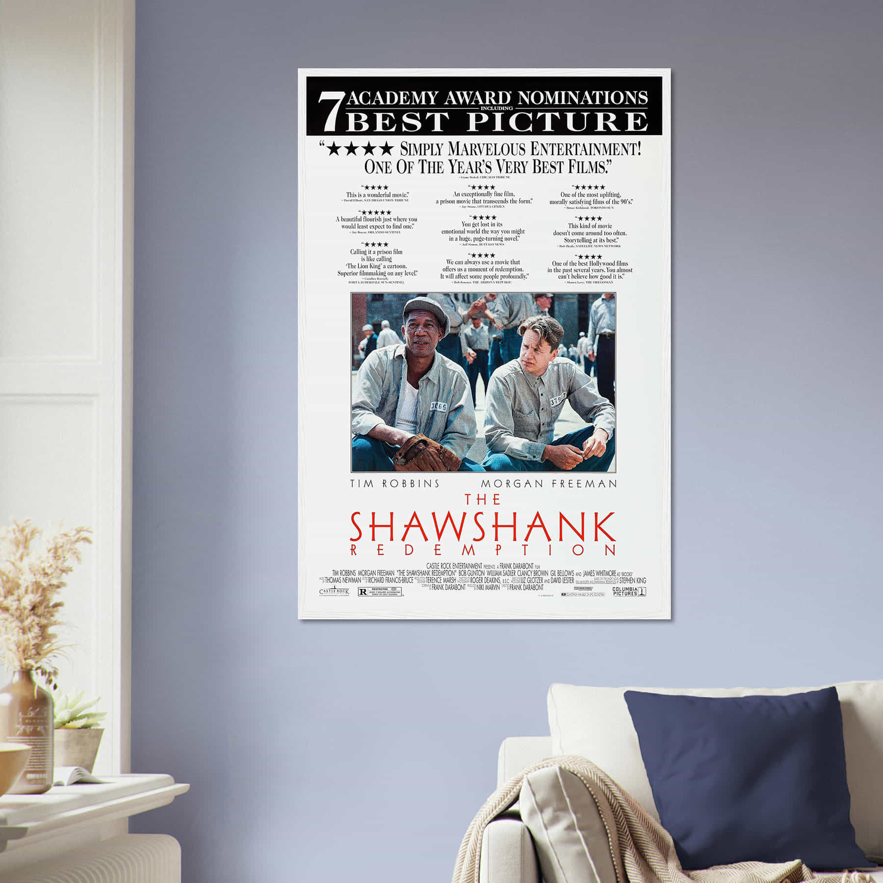 The Shawshank Redemption Movie Poster, Drama Home Decor, The Shawshank ...