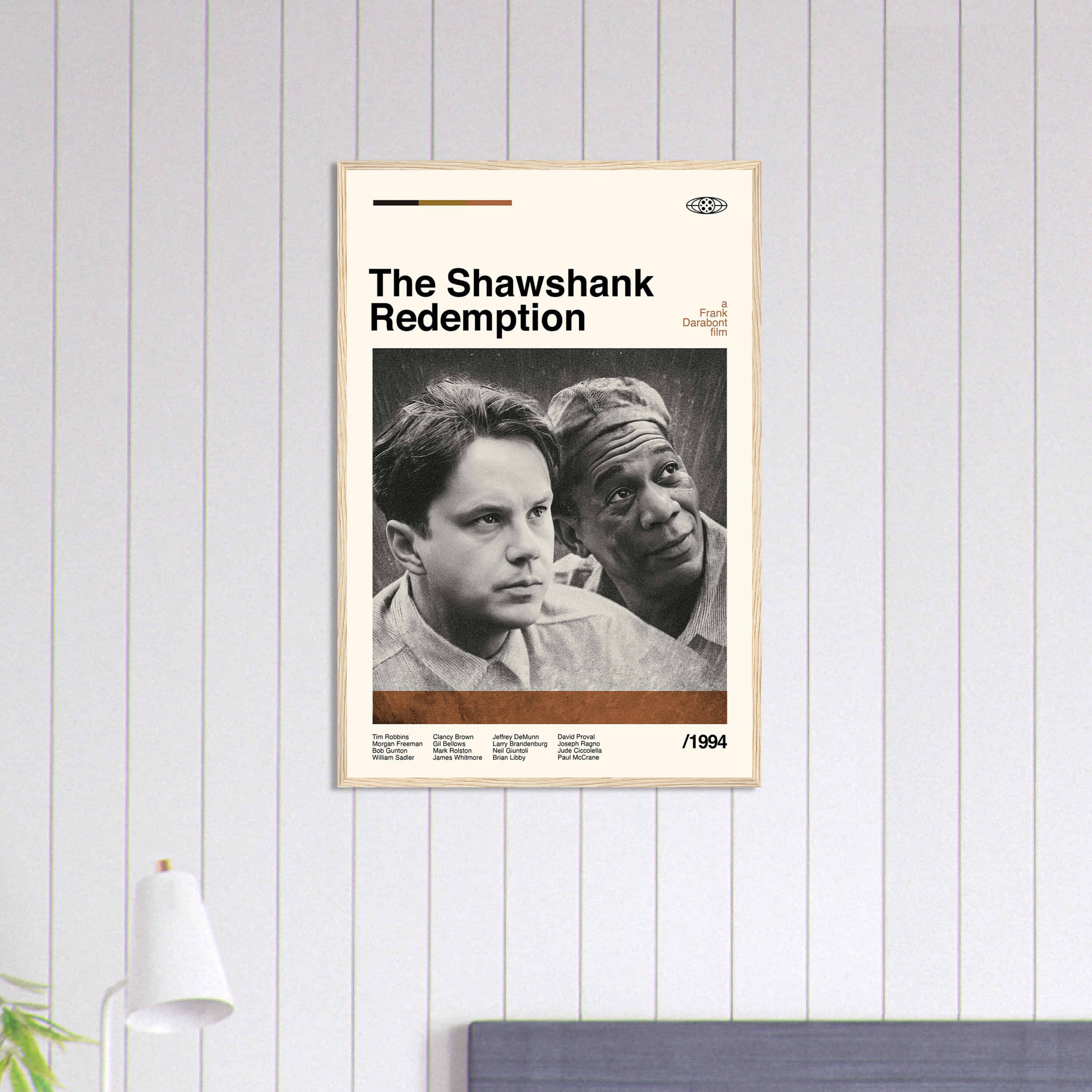 The Shawshank Redemption Poster, Frank Darabont Film, Retro Movie ...