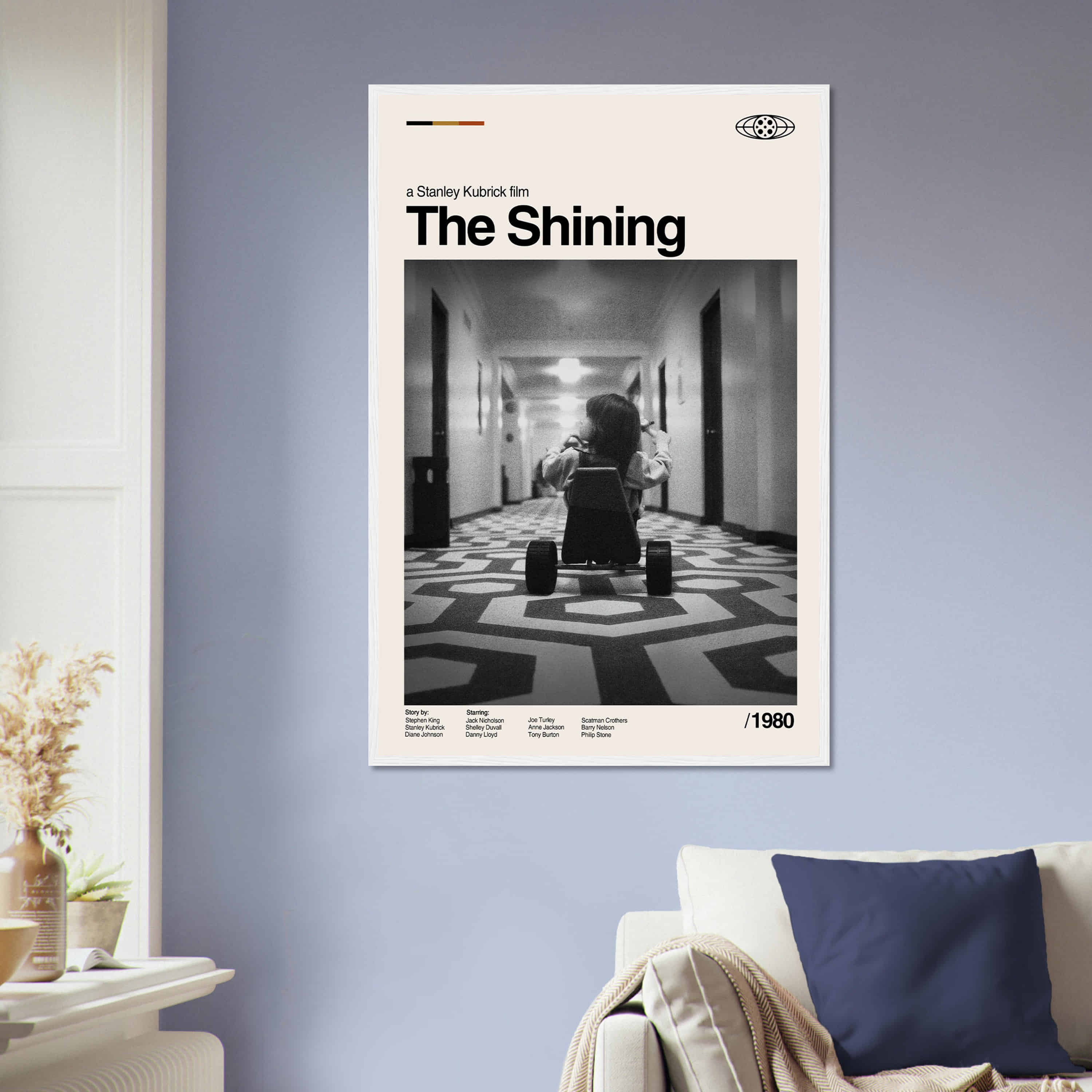 The Shining, Staley Kubrick Film Poster, Vintage Modern, Vintage Poster ...