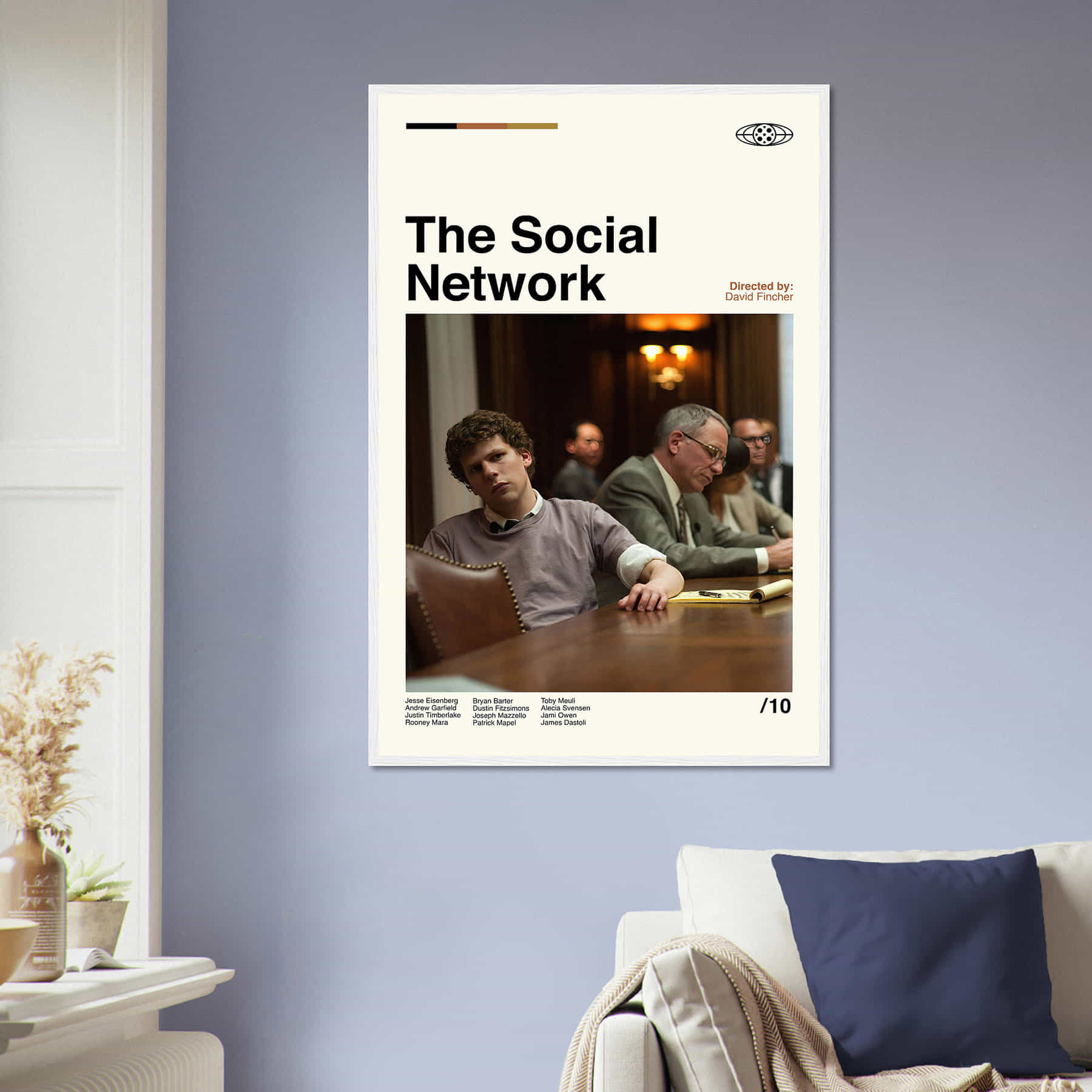 The Social Network Movie Poster, Modern Movie Poster Print, The Social ...