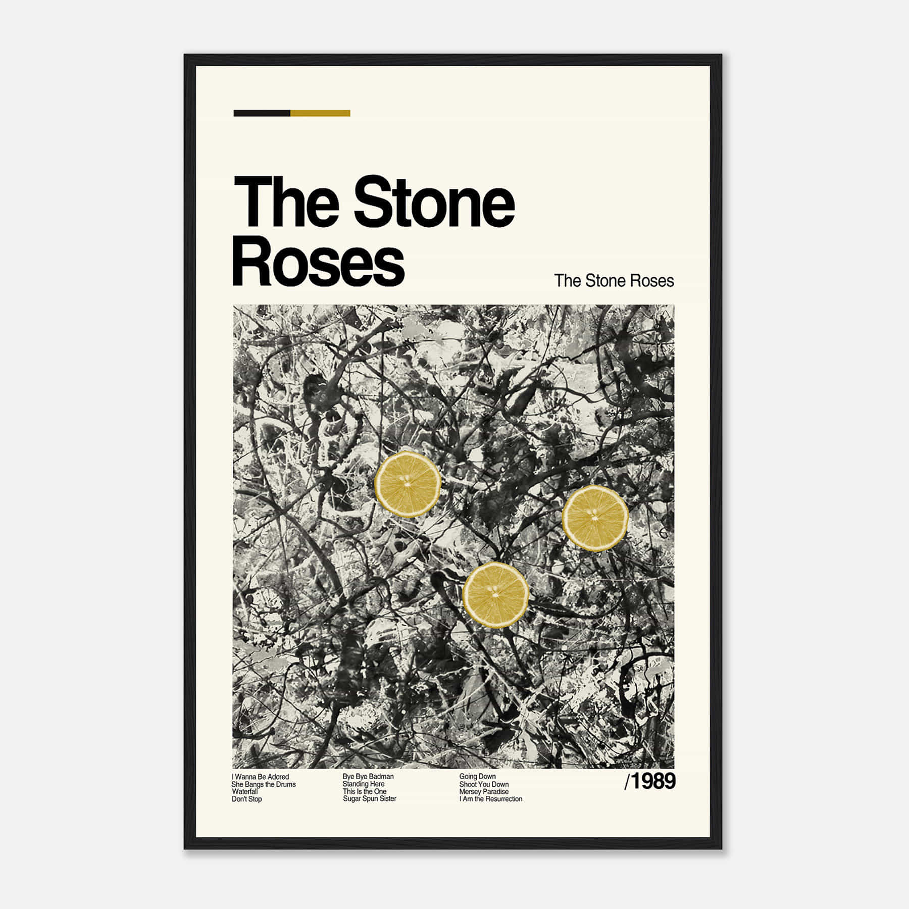 The Stone Roses Movie, Custom Poster, Minimalist Movie Poster - Citiesbox