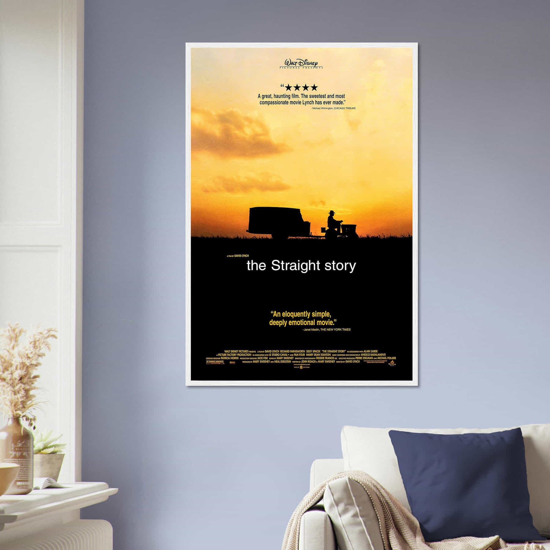 The Straight Story Movie Poster, The Straight Story Classic Movie ...