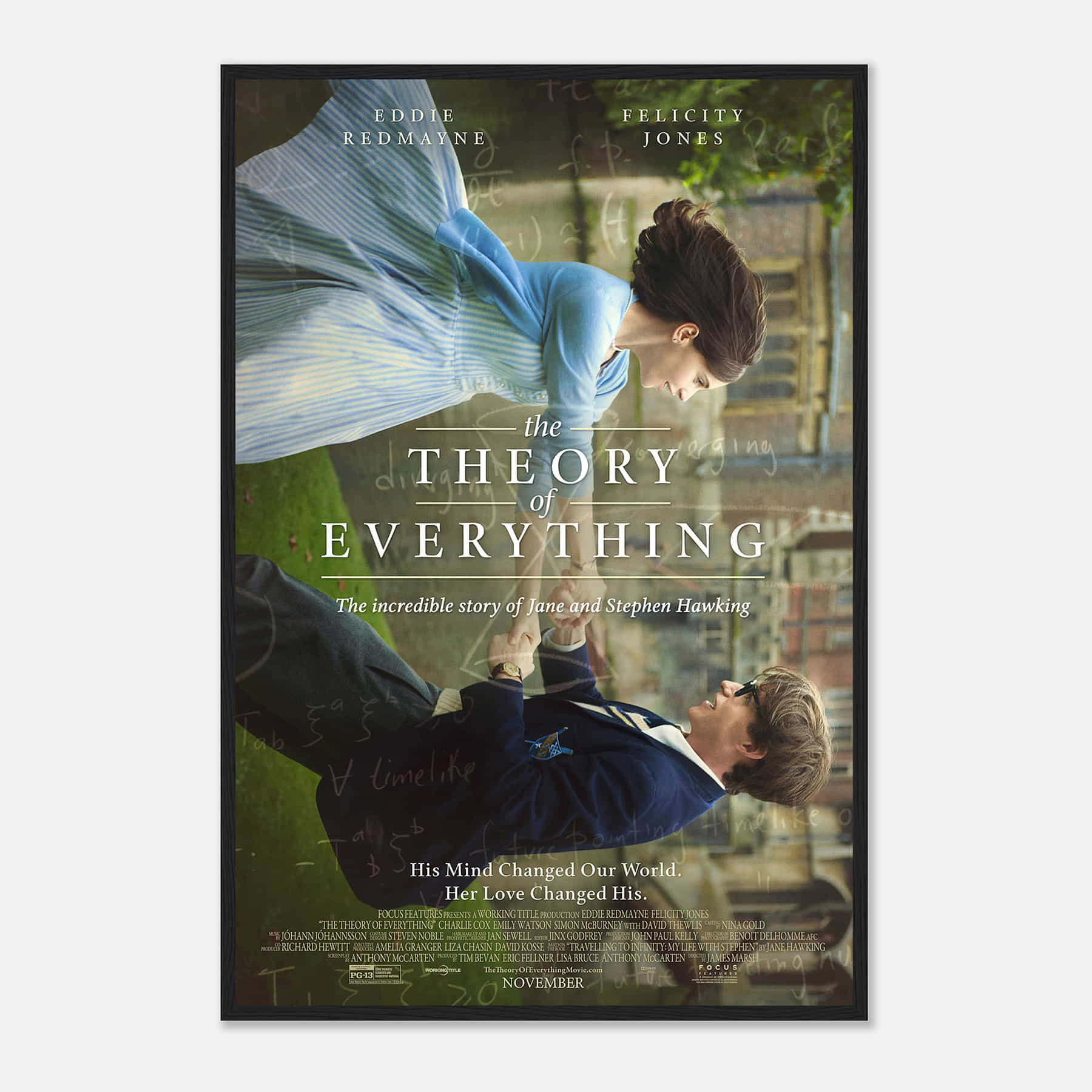 The Theory of Everything Movie Poster, Eddie Redmayne Classic Movie ...