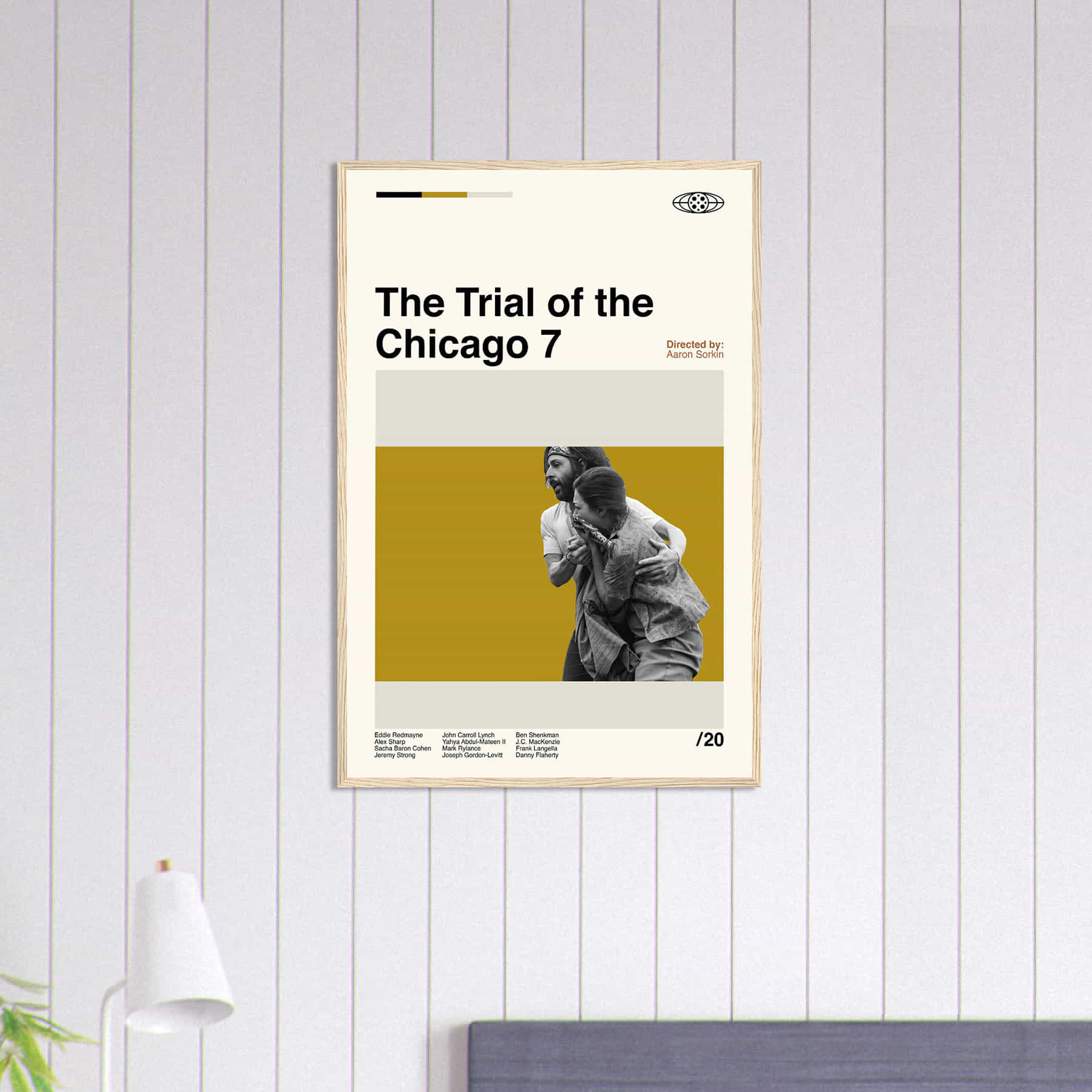 The Trial Of The Chicago 7 Poster, Retro Movie, Movie Poster - Citiesbox