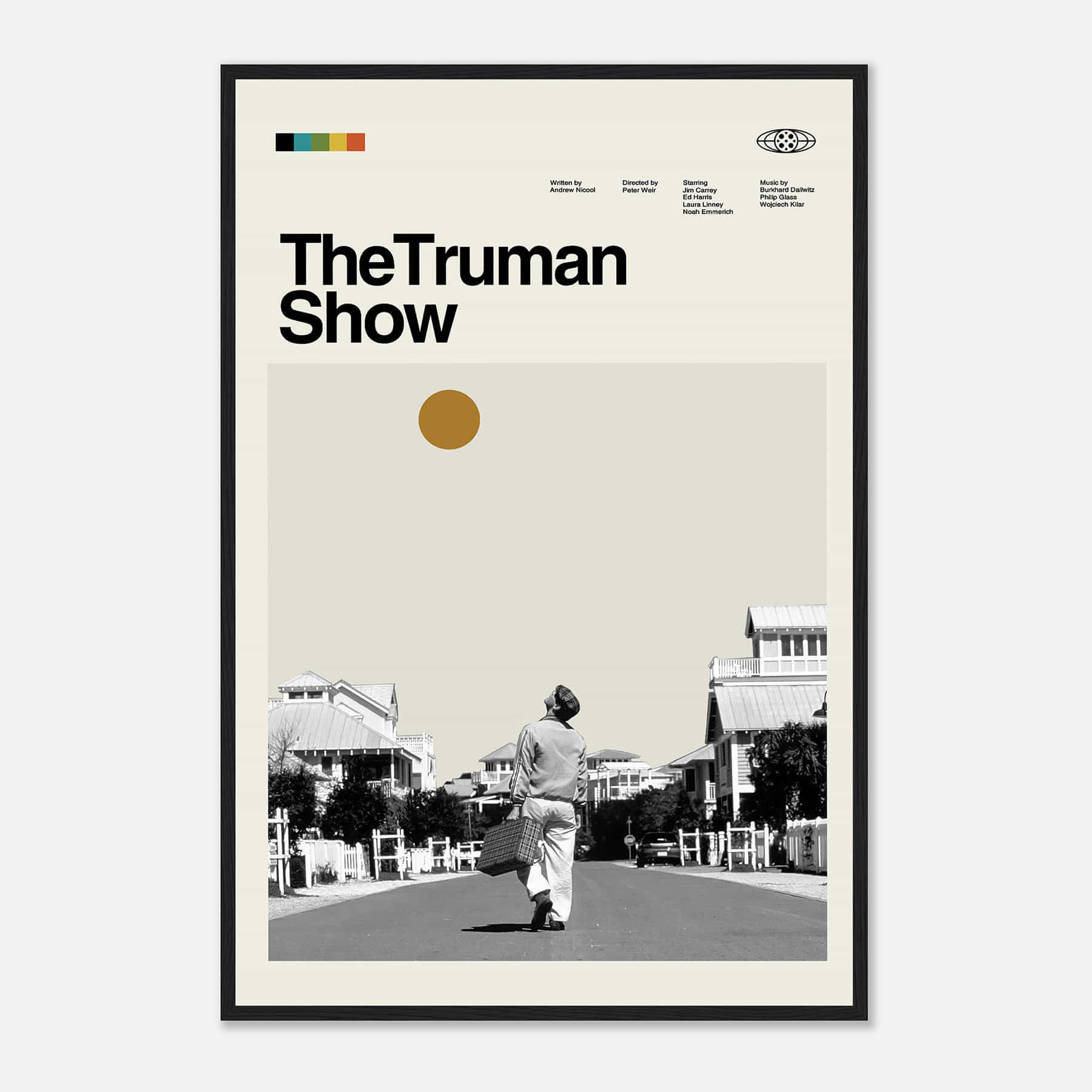 The Truman Poster, The Truman Print, Movie Poster - Citiesbox