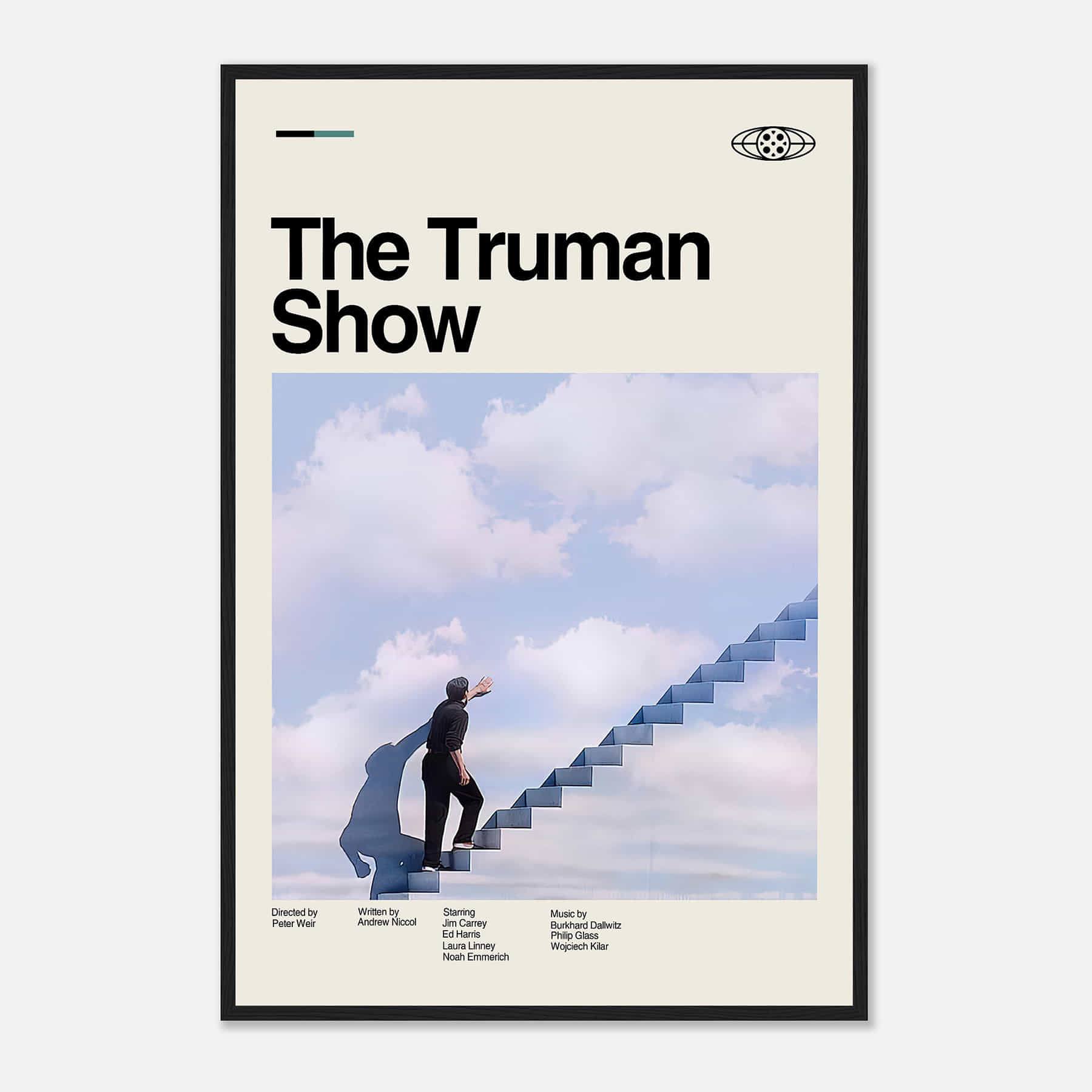 The Truman Show Movie Poster, The Truman Show Print DS2 - Citiesbox