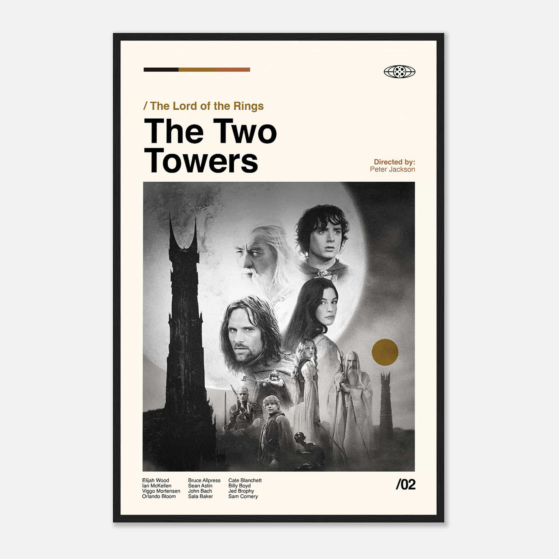 The Two Tower Poster, The Two Tower Movie, Movie Poster - Citiesbox