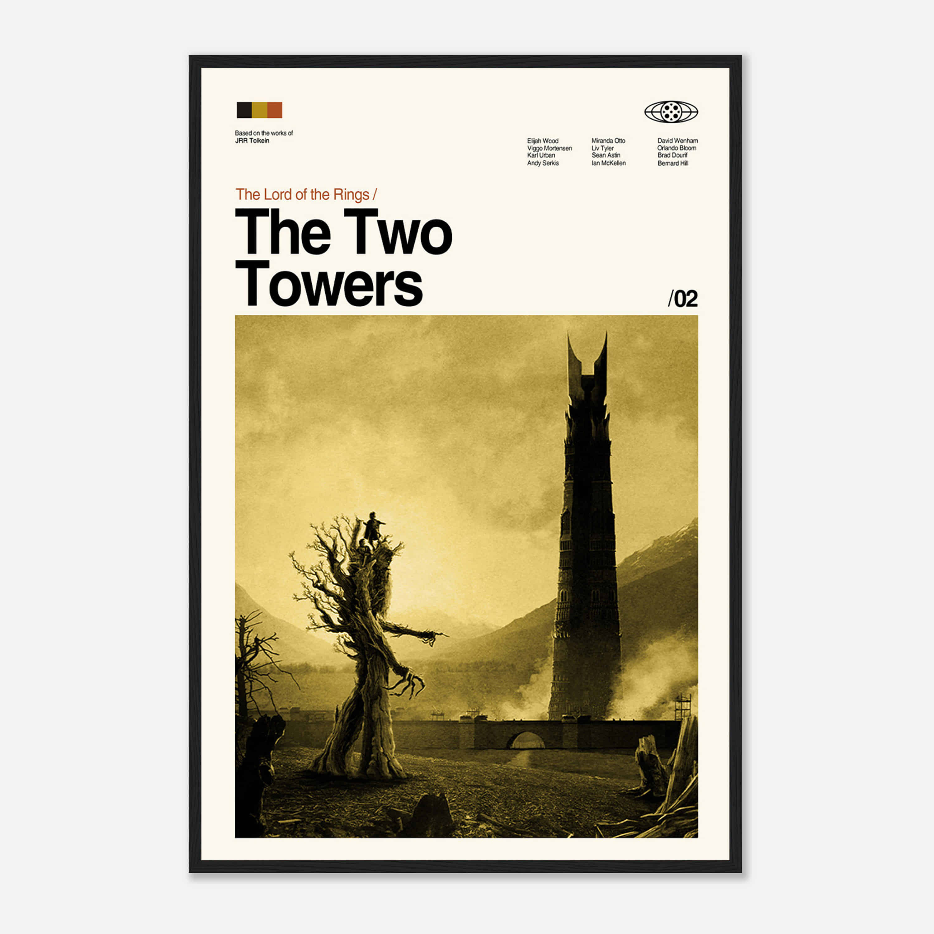 The Two Towers Poster, The Lord Of The Rings Poster, Peter Jackson Film ...