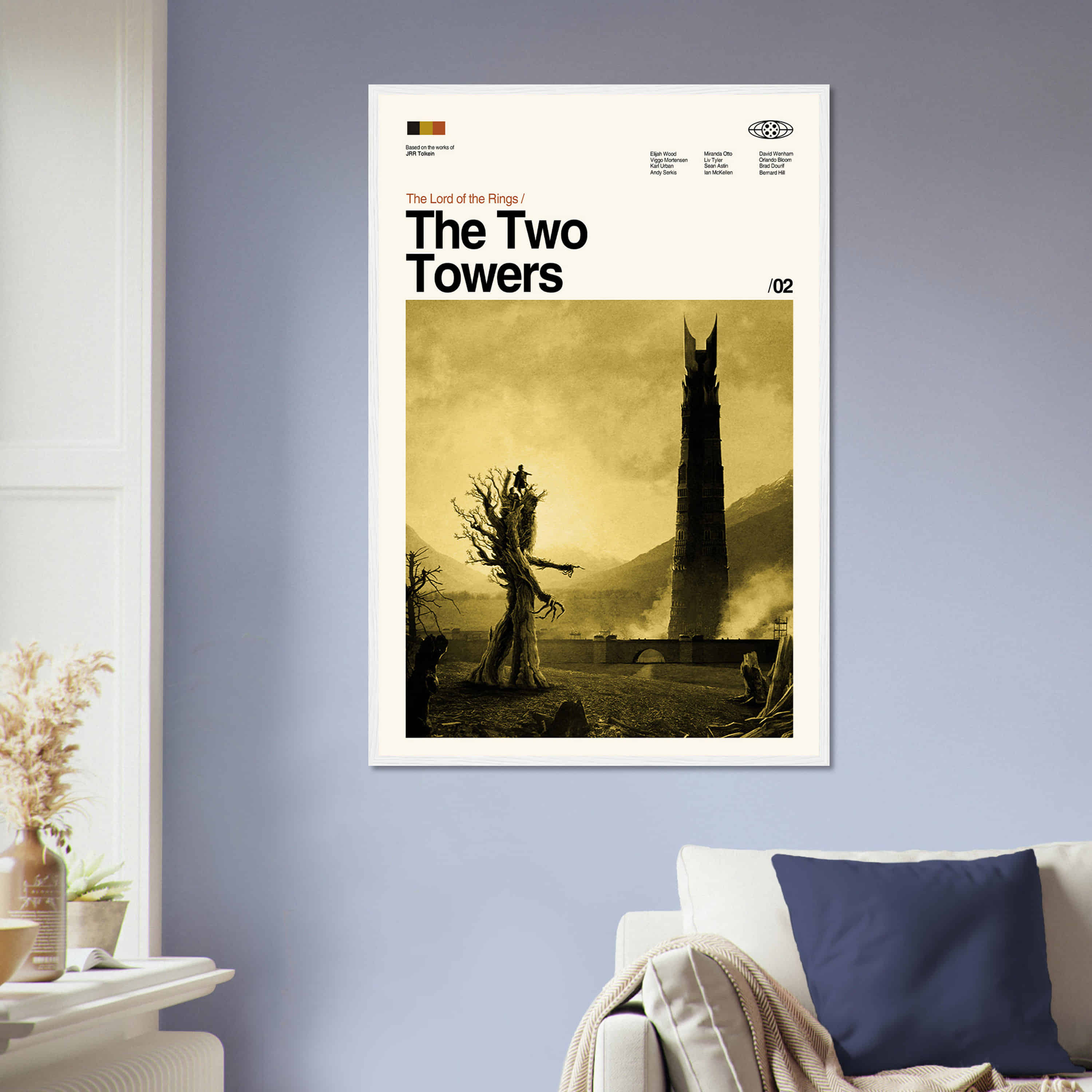 The Two Towers Poster, The Lord Of The Rings Poster, Peter Jackson Film ...