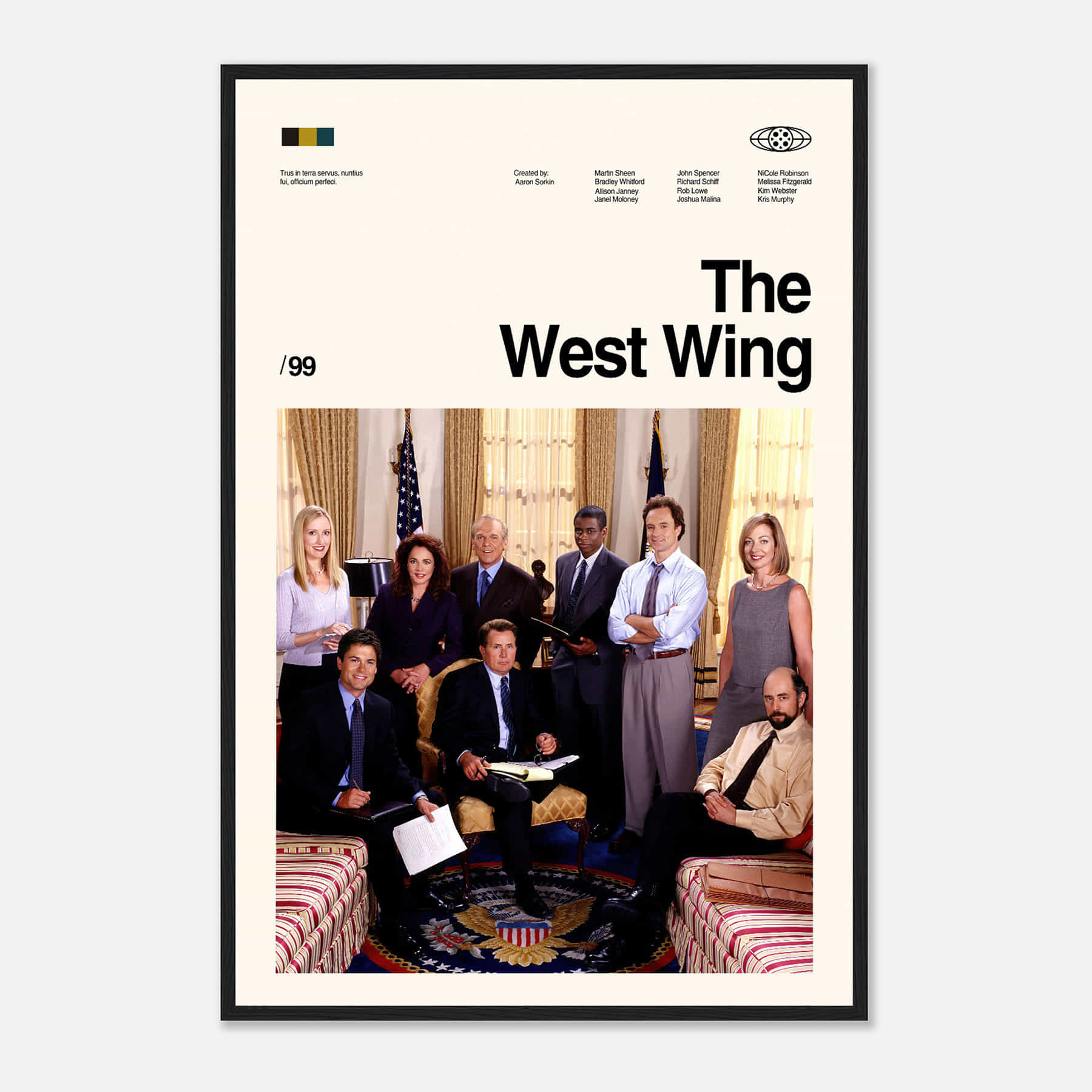The West Wing Movie Poster, The West Wing Poster, Aaron Sorkin - Citiesbox