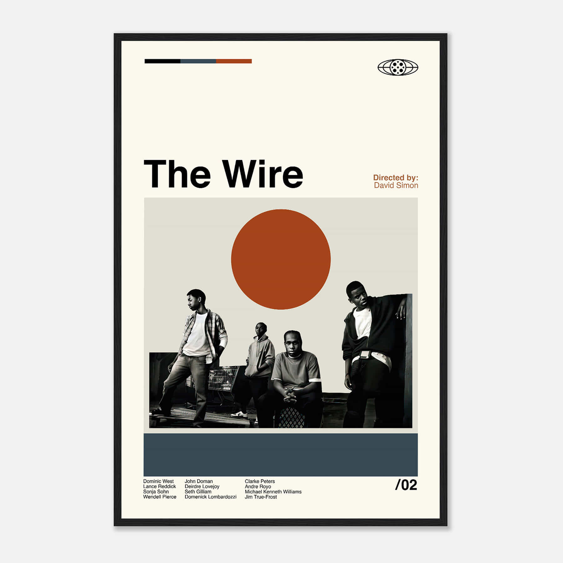 The Wire Poster, The Wire Print, Minimalist Poster - Citiesbox