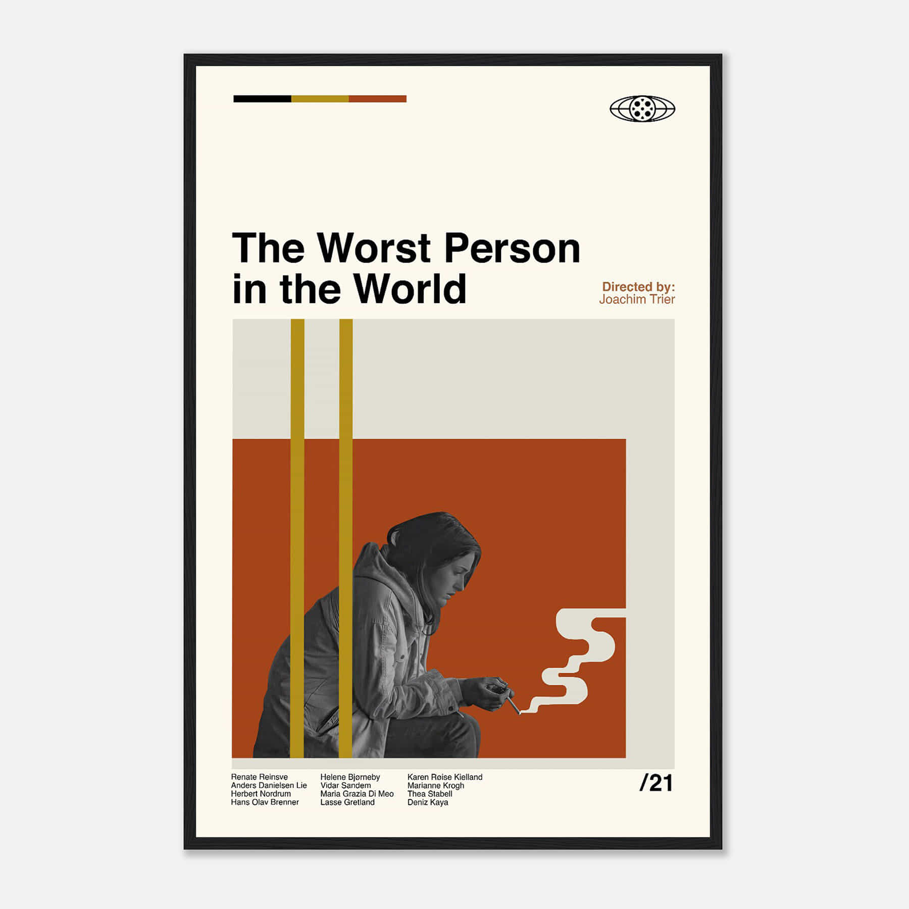 The Worst Person In The World, Joachim Trier, Retro Movie Poster ...