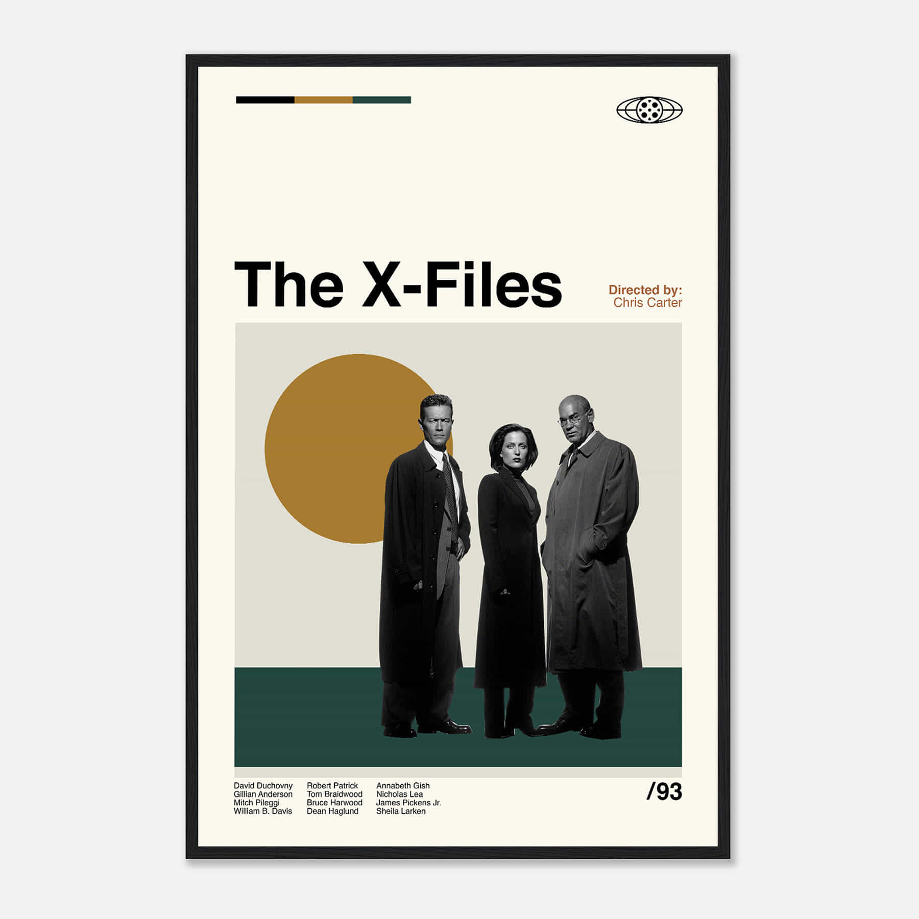 The X-Files Poster, Chris Carter, Minimalist Poster - Citiesbox