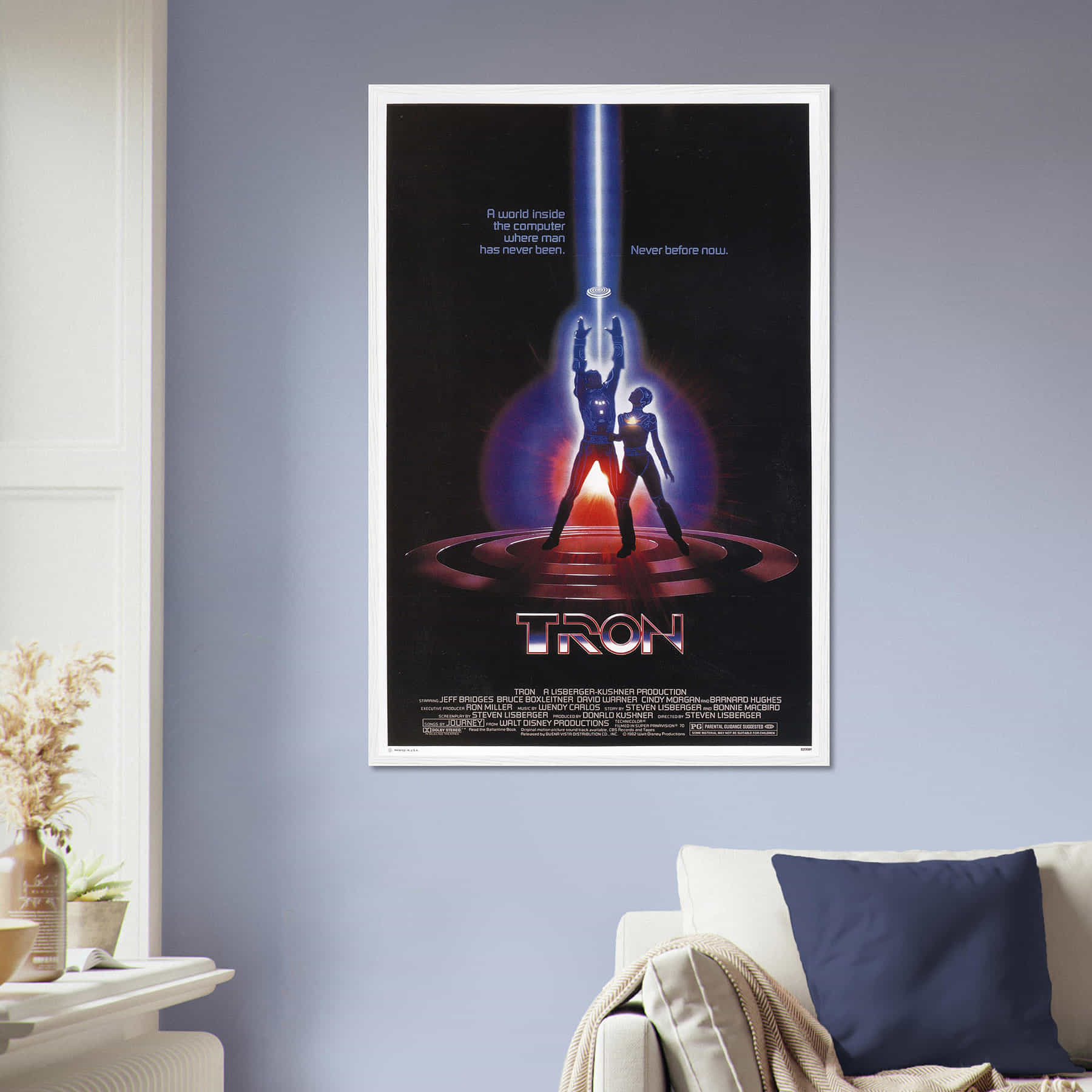 Tron Movie Poster, 2024 Classic Movie Poster, Tron (1982) Classic Movie ...