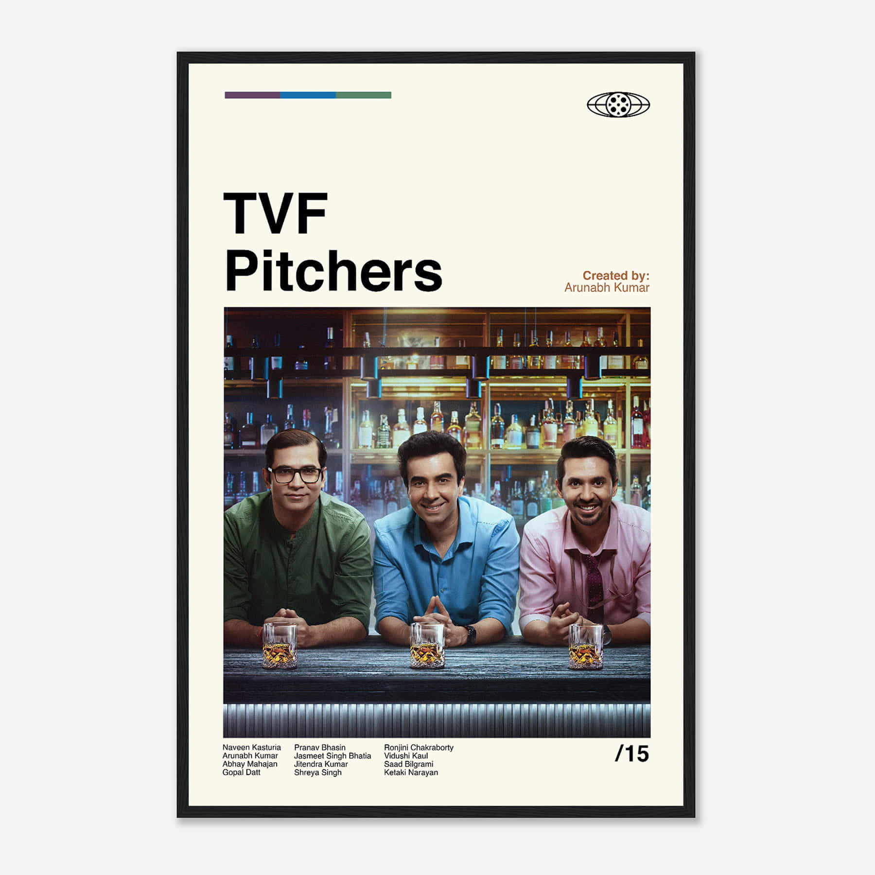 TVF Pitchers Movie Poster, TVF Pitchers Poster, Retro Movie Poster ...