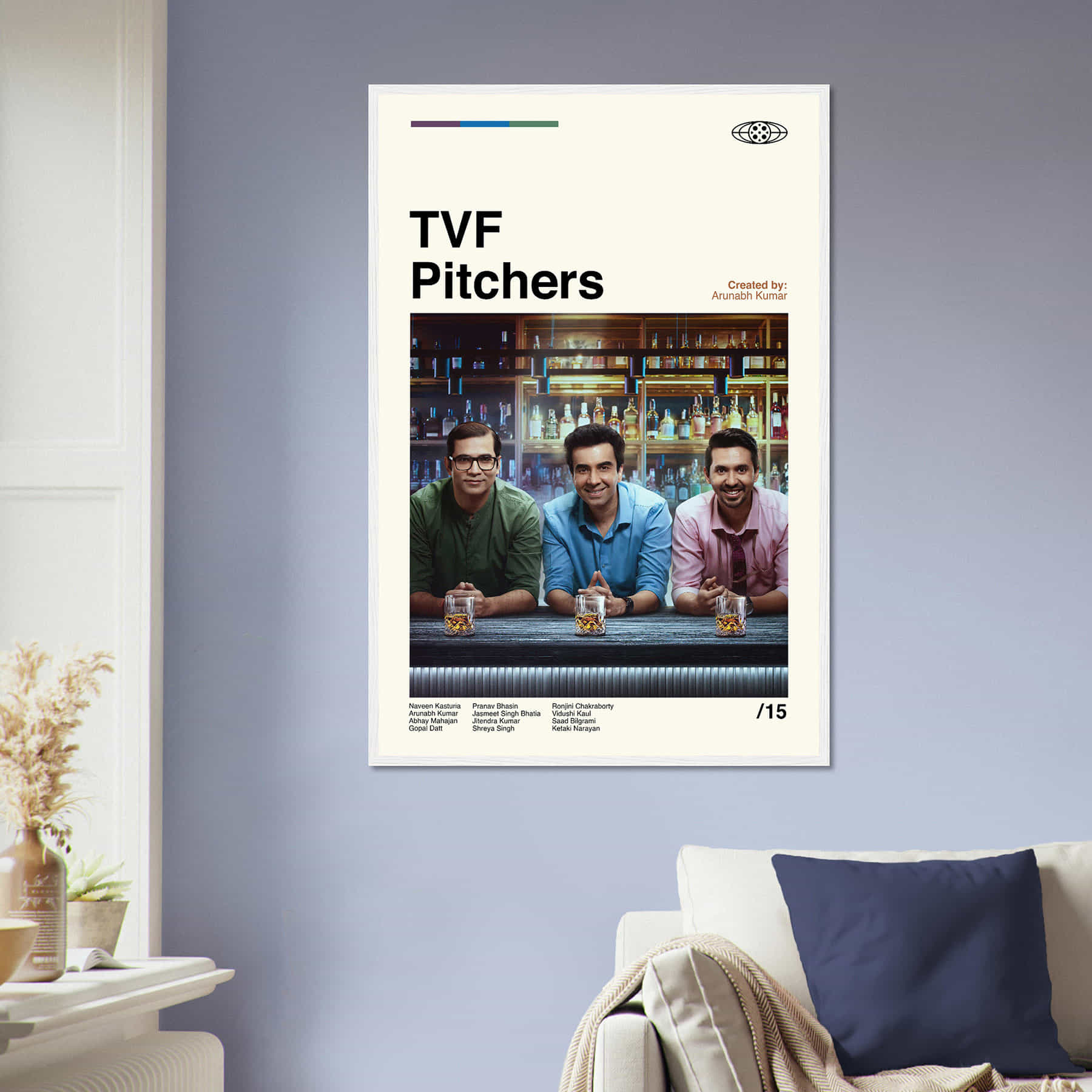 TVF Pitchers Movie Poster, TVF Pitchers Poster, Retro Movie Poster ...