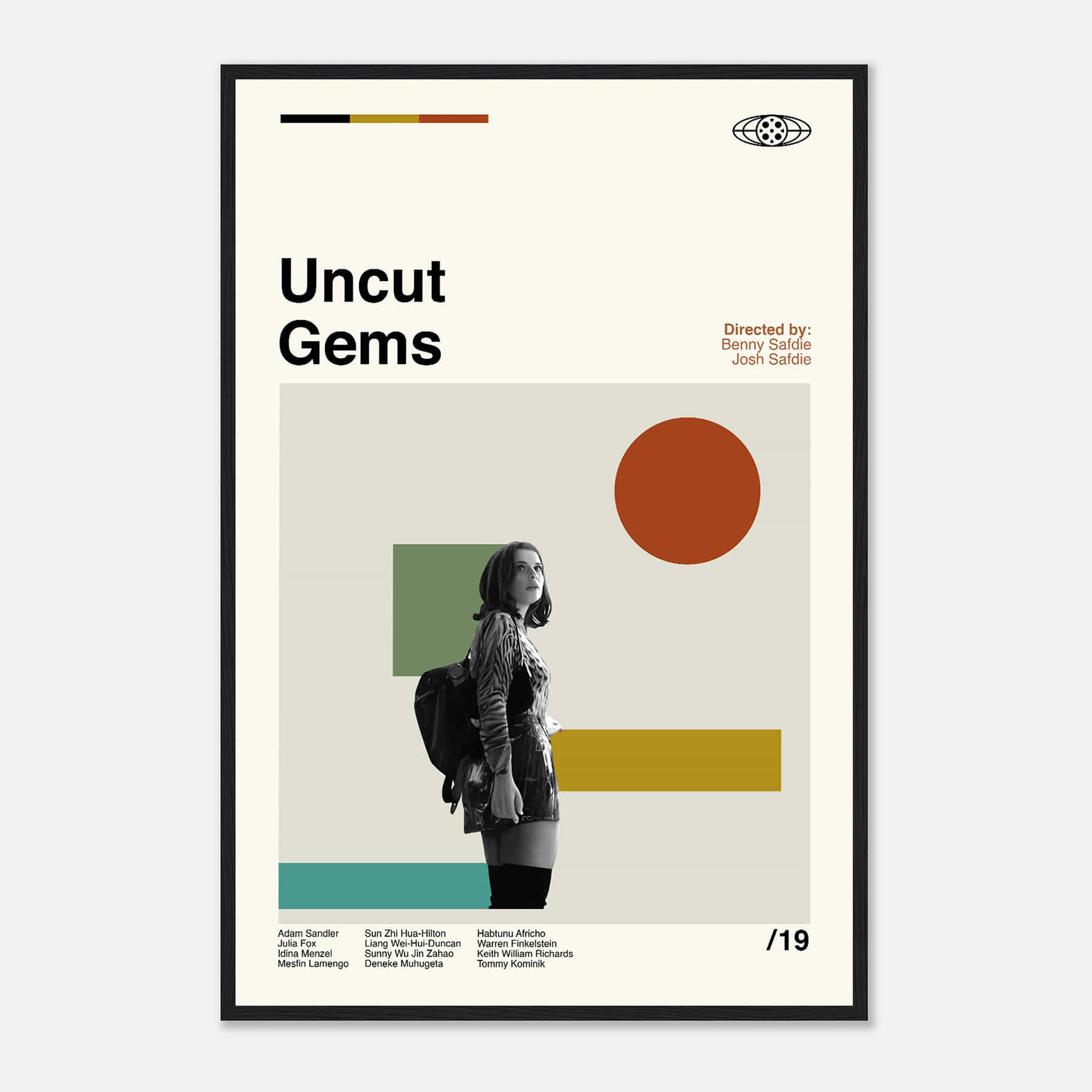 Uncut Gems Poster, Uncut Gems Print, Minimalist Poster - Citiesbox