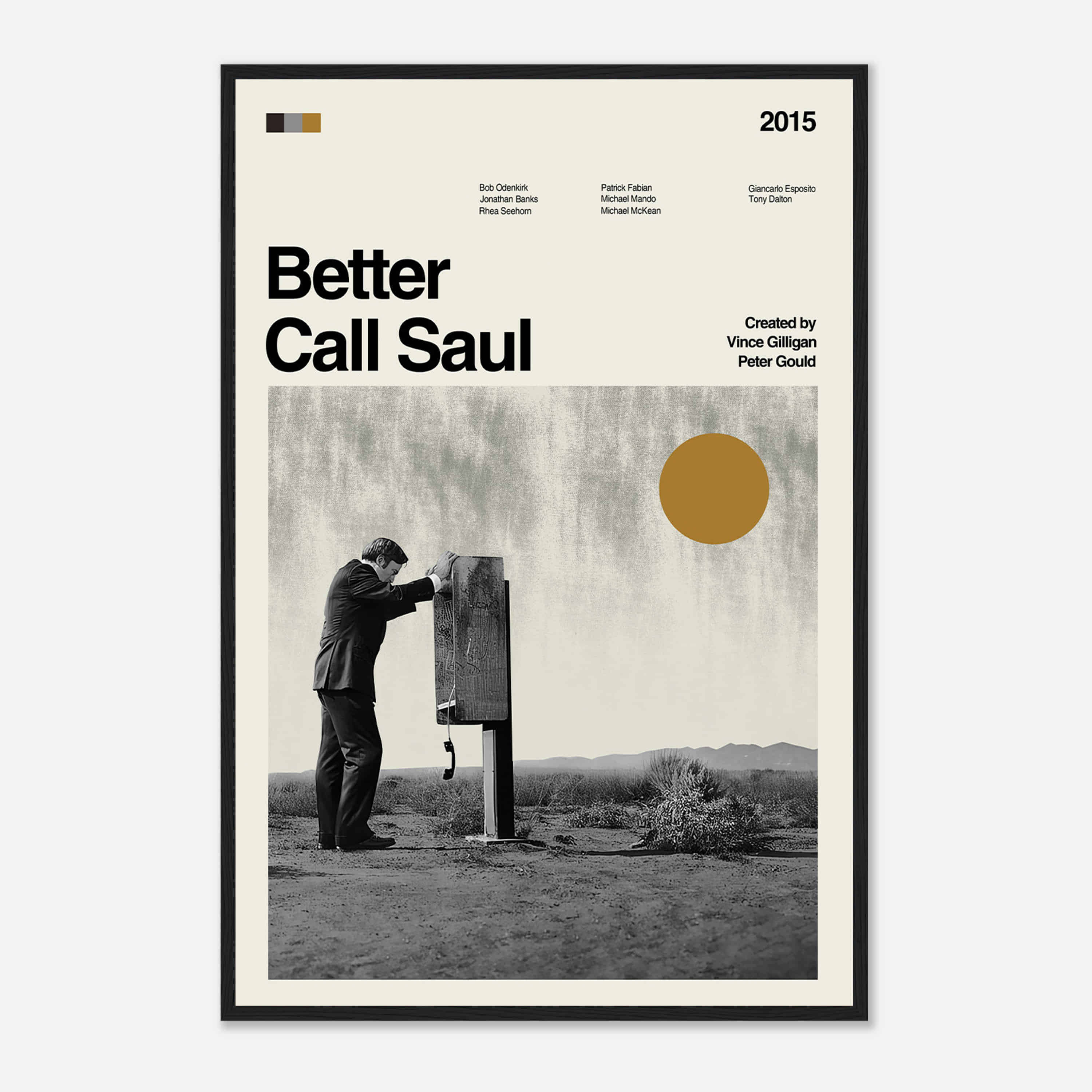 Vintage Better Call Saul Movie Poster, Better Call Saul Poster, Vince ...