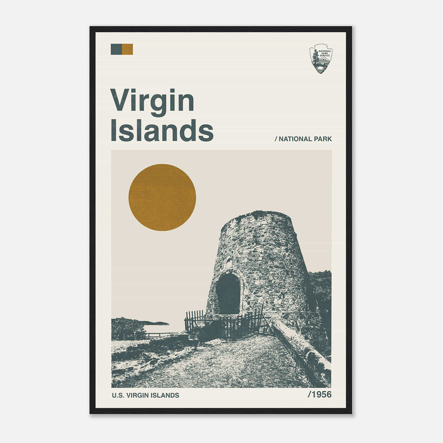 Virgin Islands Poster, Virgin Islands Travel, Caribbean Poster - Citiesbox
