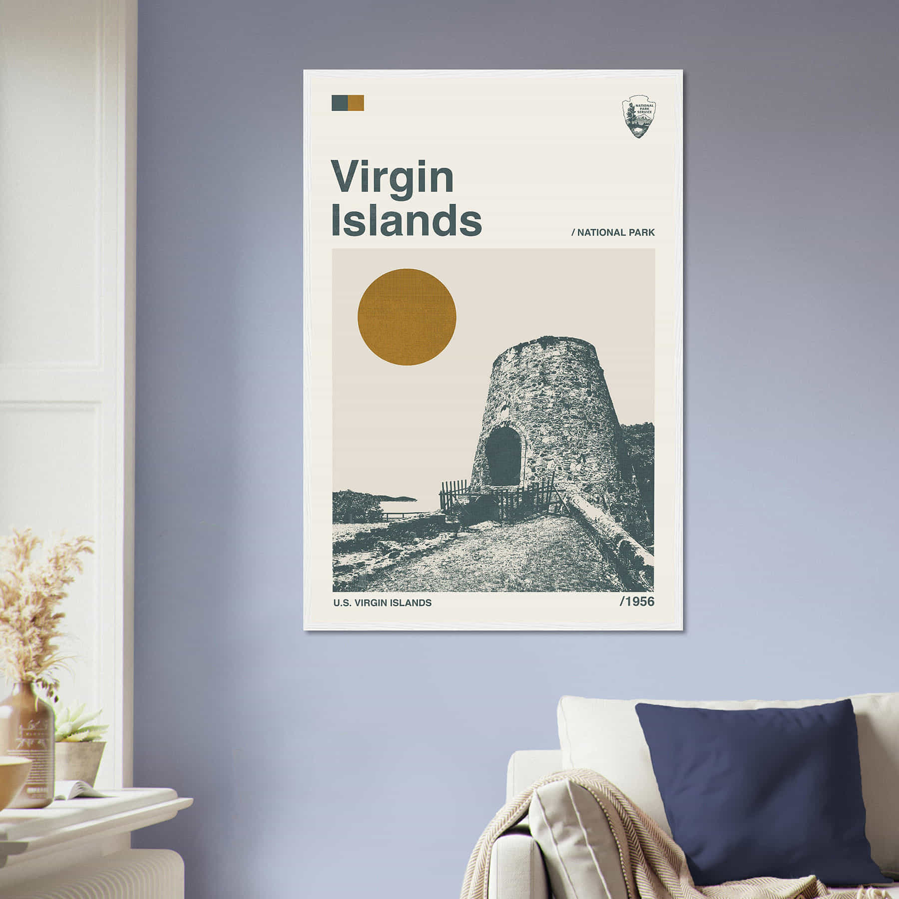 Virgin Islands Poster, Virgin Islands Travel, Caribbean Poster - Citiesbox