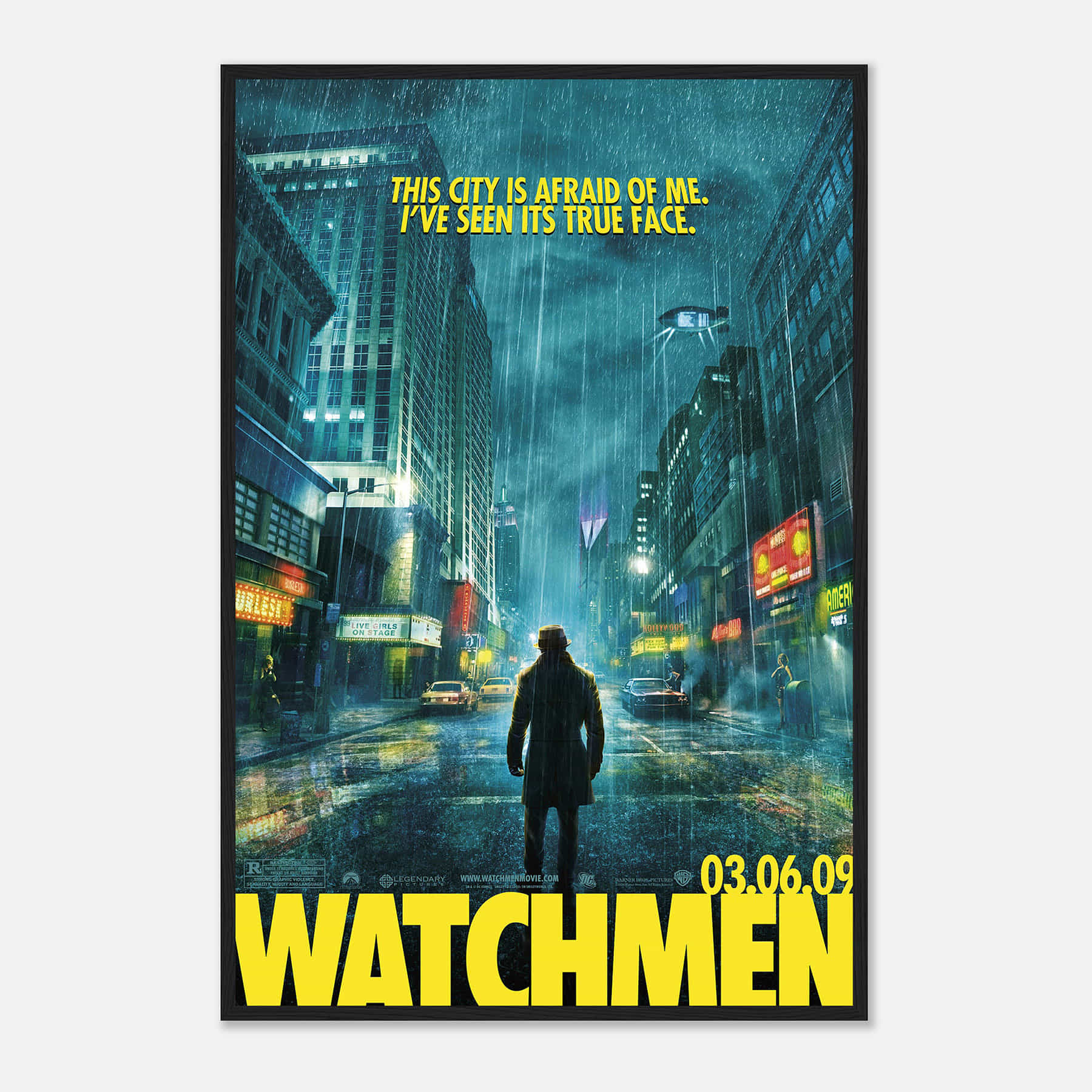 Watchmen Movie Poster, Watchmen Classic Superhero Movie Poster, Classic ...