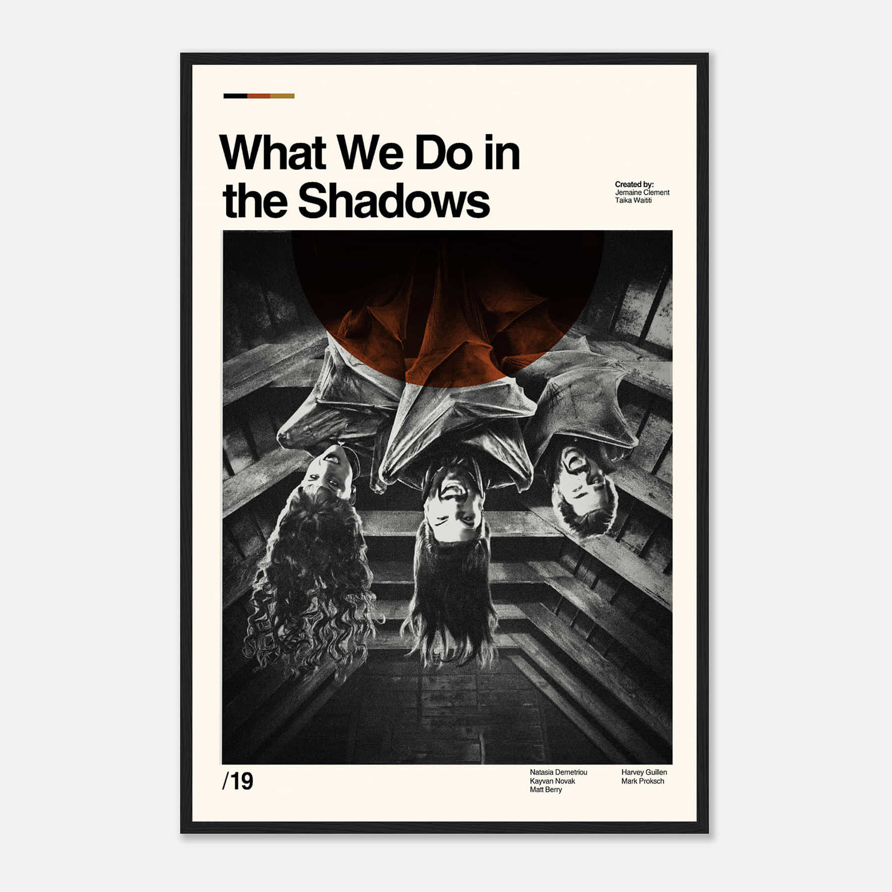 What We Do In The Shadows Movie, What We Do In The Shadows, Retro Movie Poster - Citiesbox