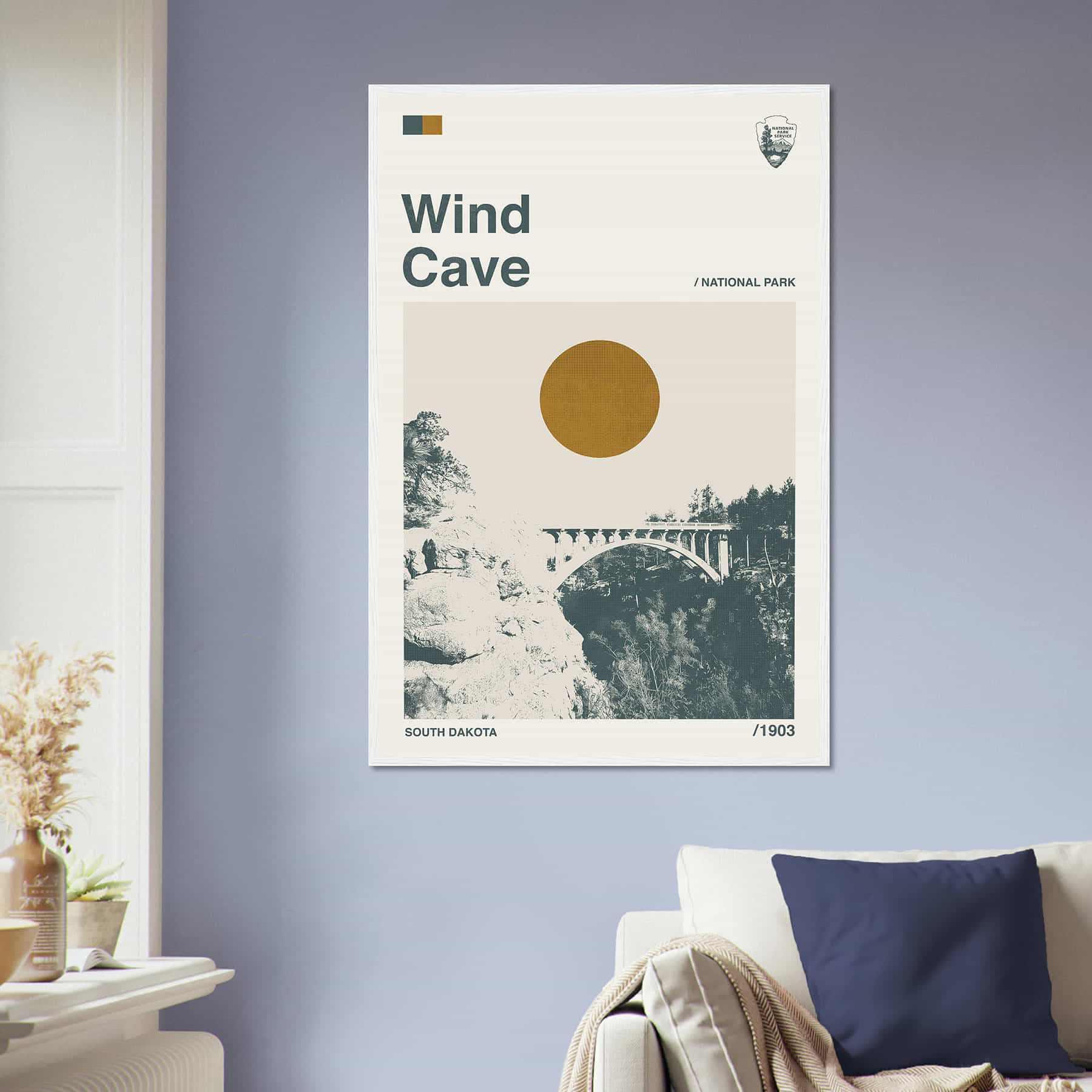 Wind Cave Poster, Wind Cave Travel Poster, National Park Poster - Citiesbox