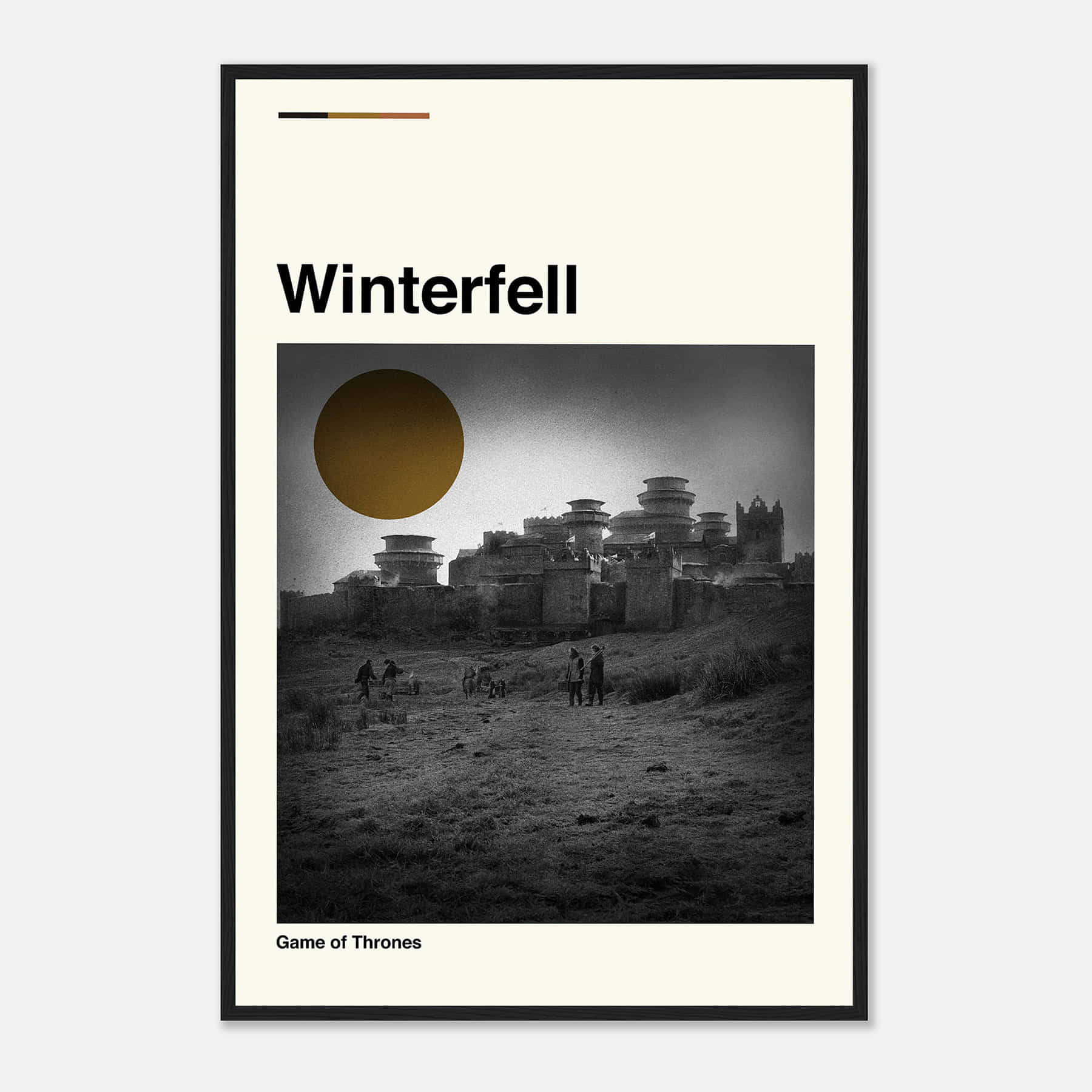 Winterfell Poster, Winterfell Art, Games Of Thrones - Citiesbox