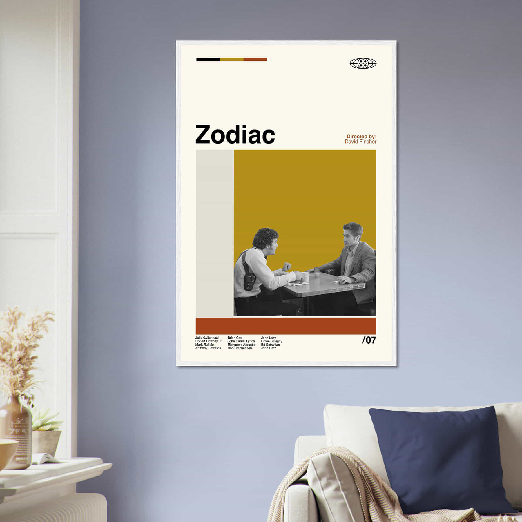 Zodiac Poster, David Fincher, Retro Movie Poster DS2 - Citiesbox