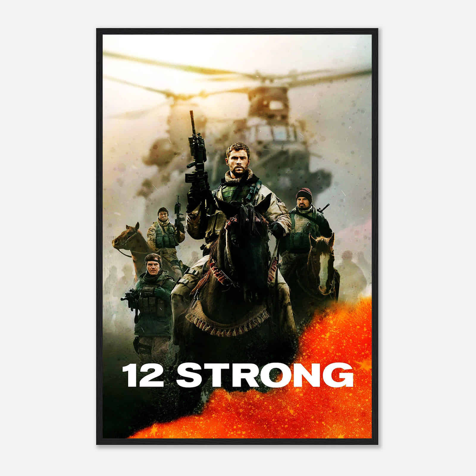12 Strong Movie Poster, 12 Strong (2018) Movie Poster for Gift - Citiesbox